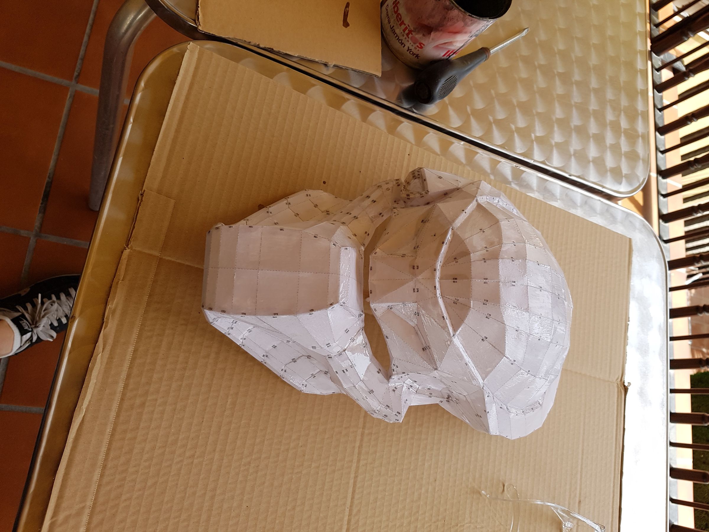 Predator Bio Helmet - Pepakura : 4 Steps (with Pictures) - Instructables