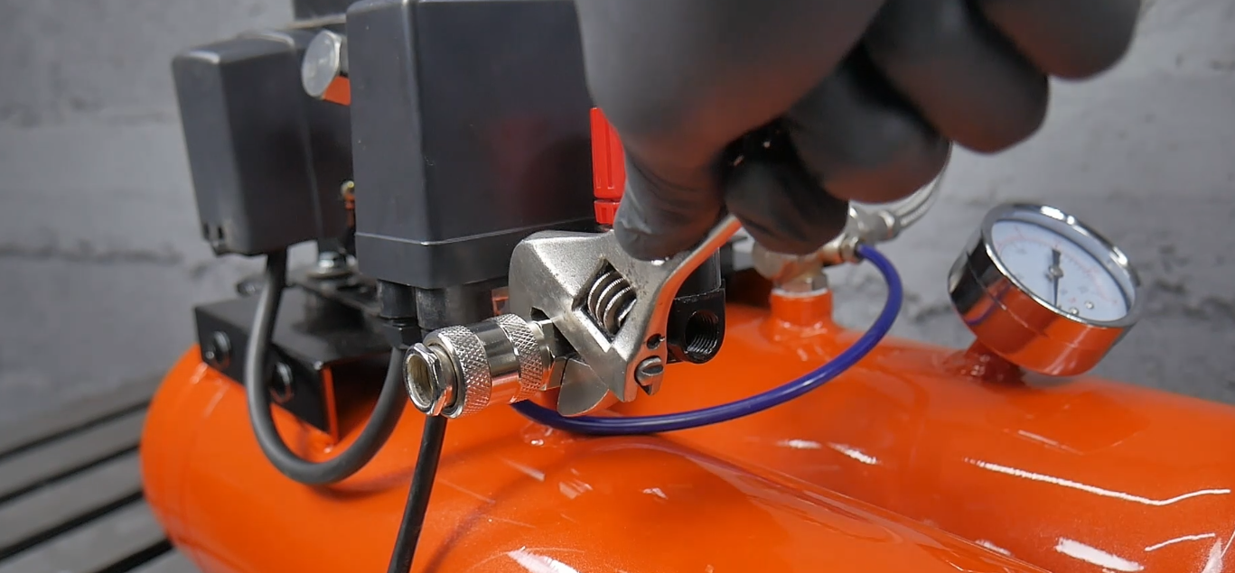 How to Make Silent Air Compressor With Refrigerator Motor and Fire ...