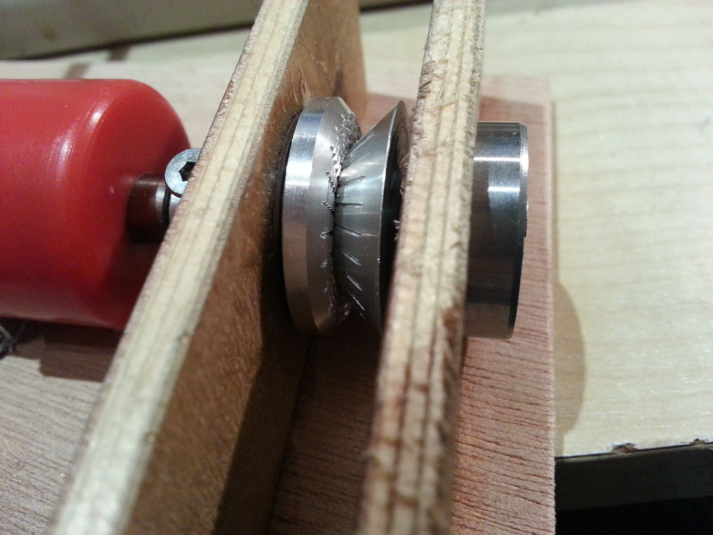Engraving on the Lathe - Radial Markings, Scales, Dials Myford ML10 : 5 ...