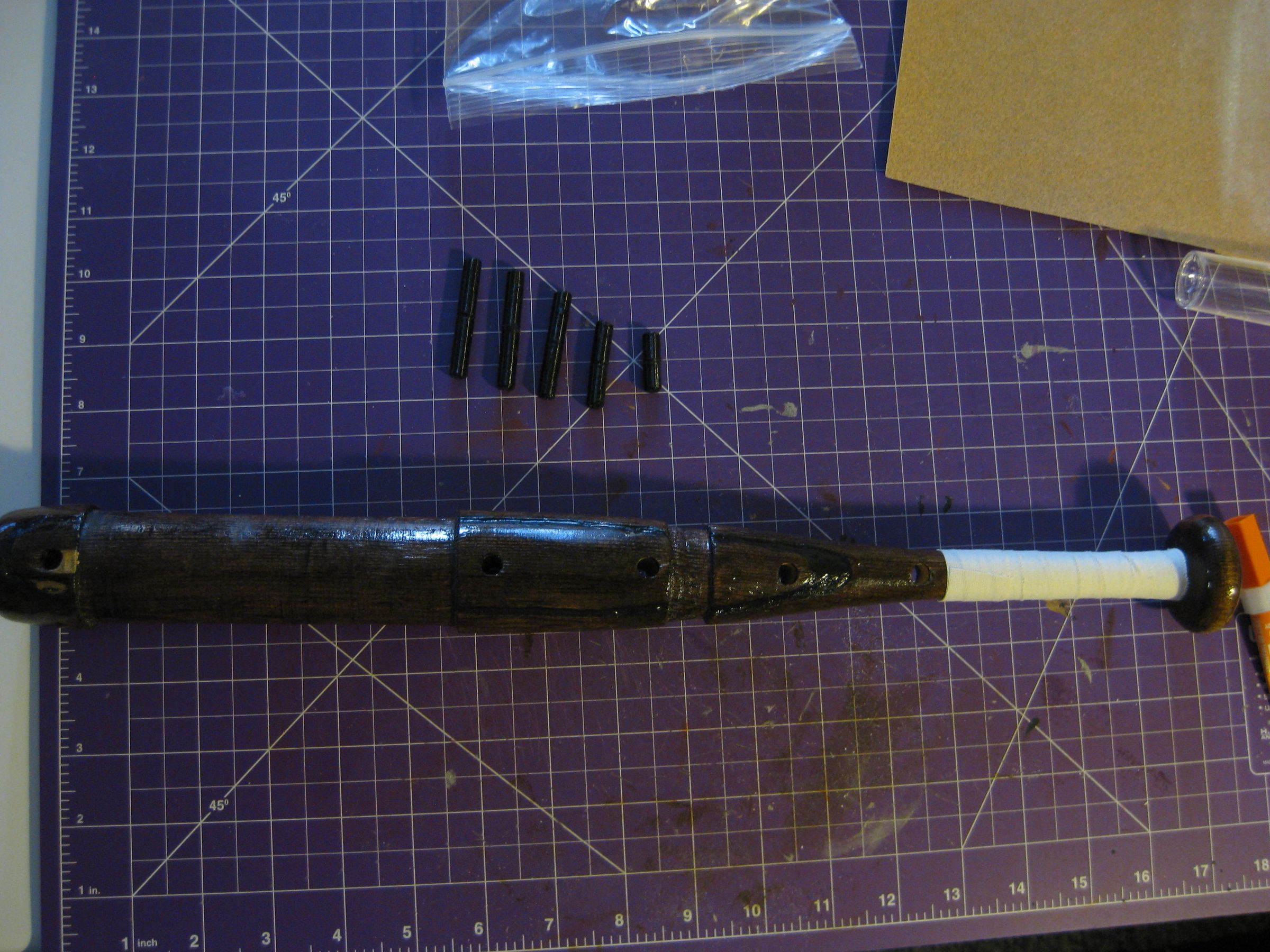 Beater's Bat Replica With 3D Printed Parts From Harry Potter : 8 Steps ...