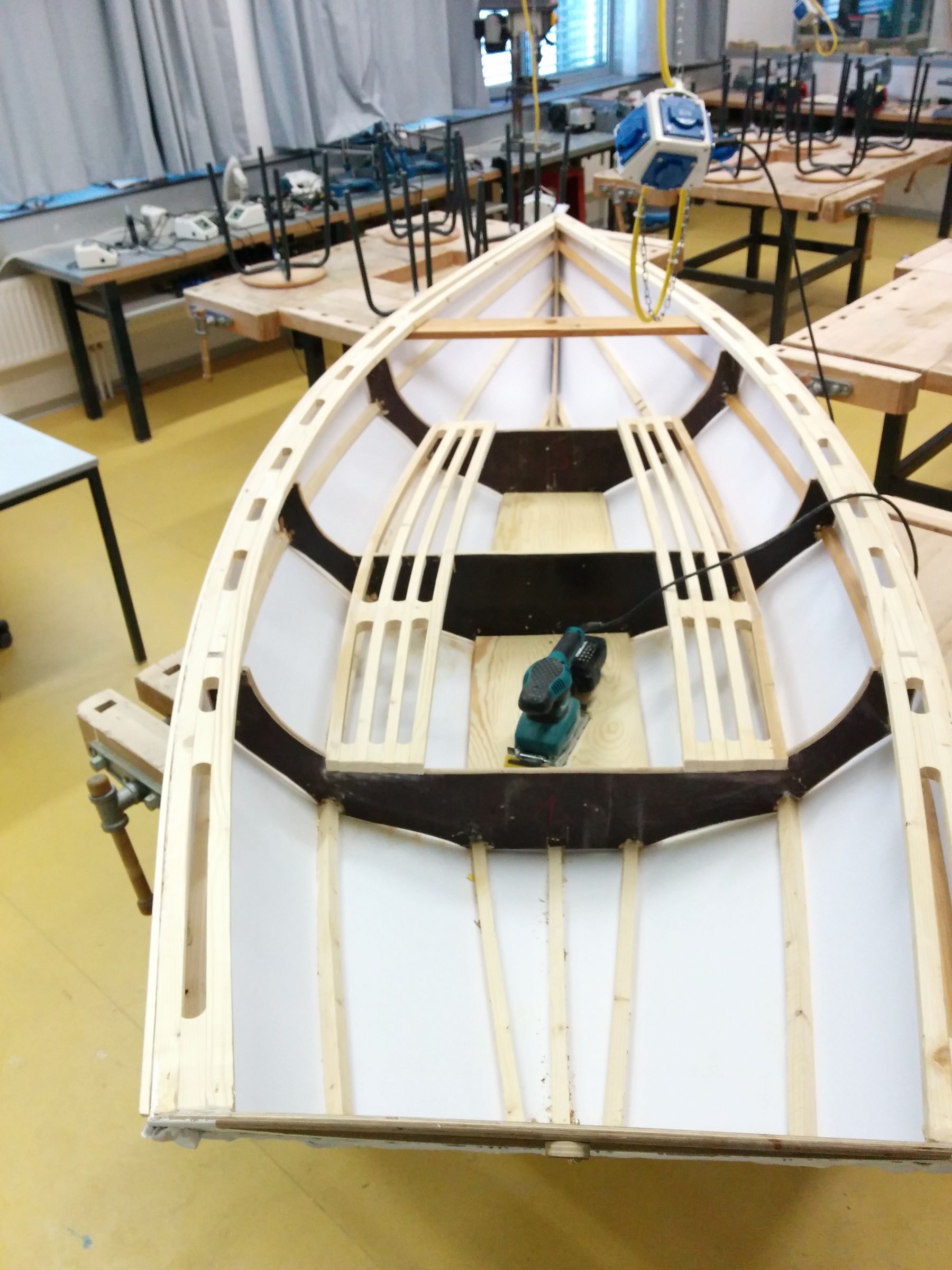 240cm Skin on Frame Sailing Pram With Mirage Drive : 7 Steps (with ...