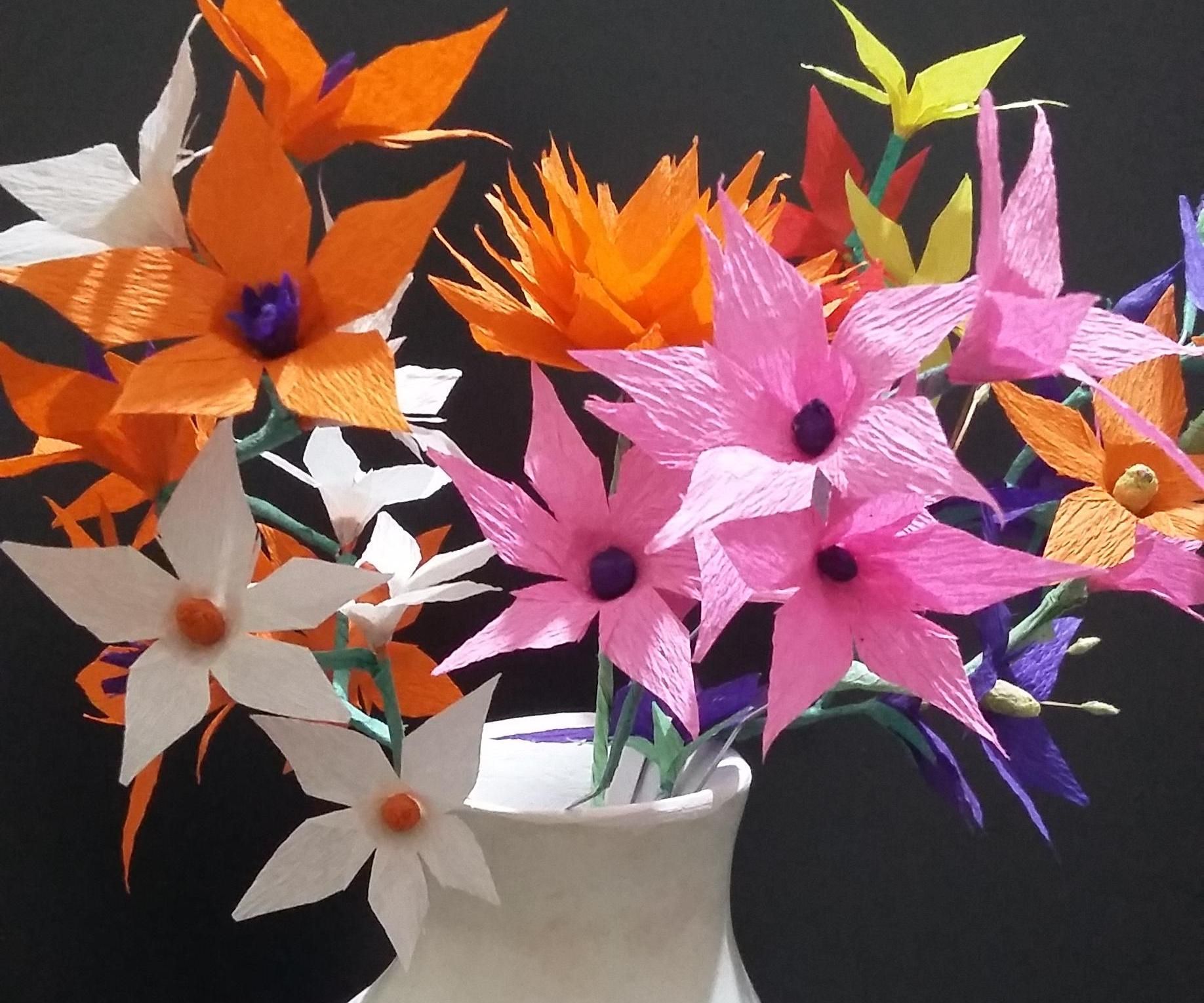 Beautiful Paper Flowers : 9 Steps (with Pictures) - Instructables