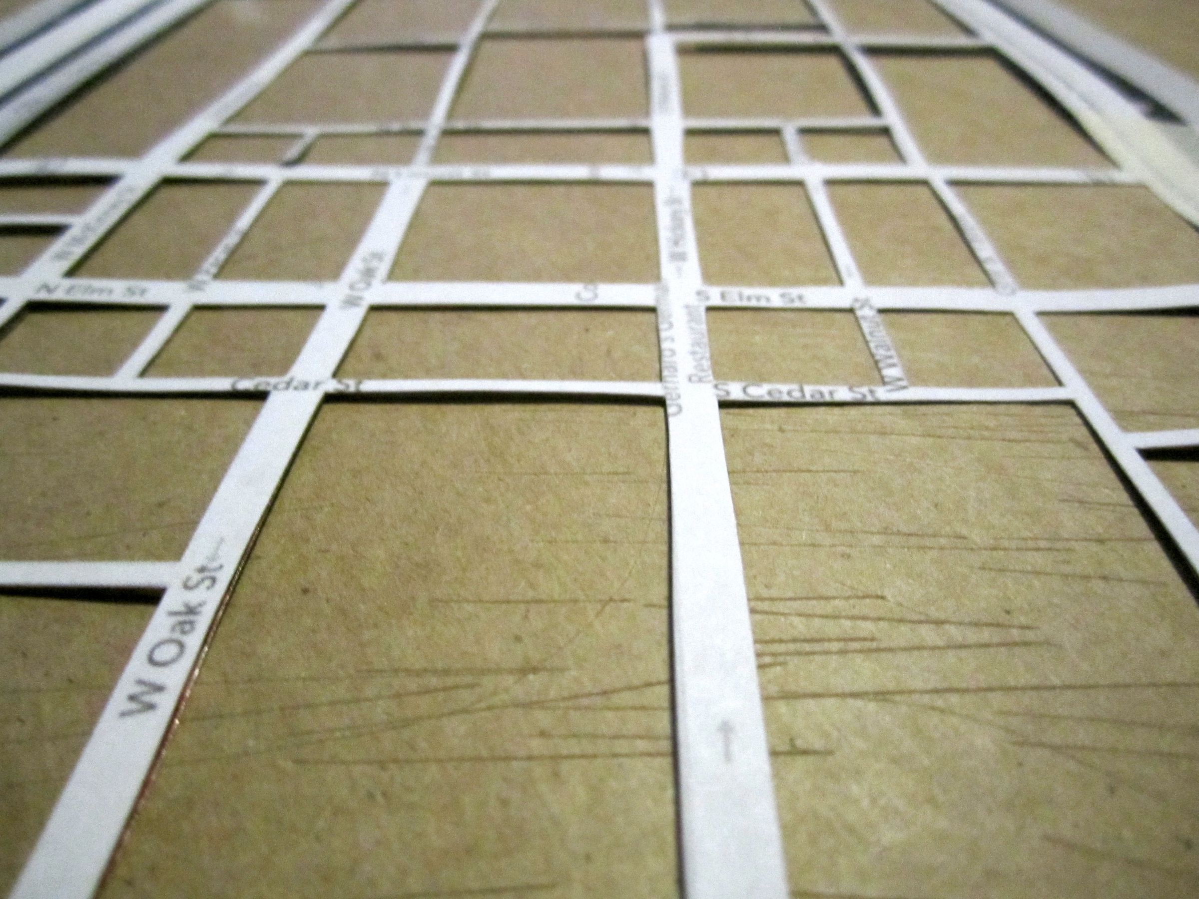 Cutting a Path - No Laser Paper Cut Map : 4 Steps (with Pictures ...