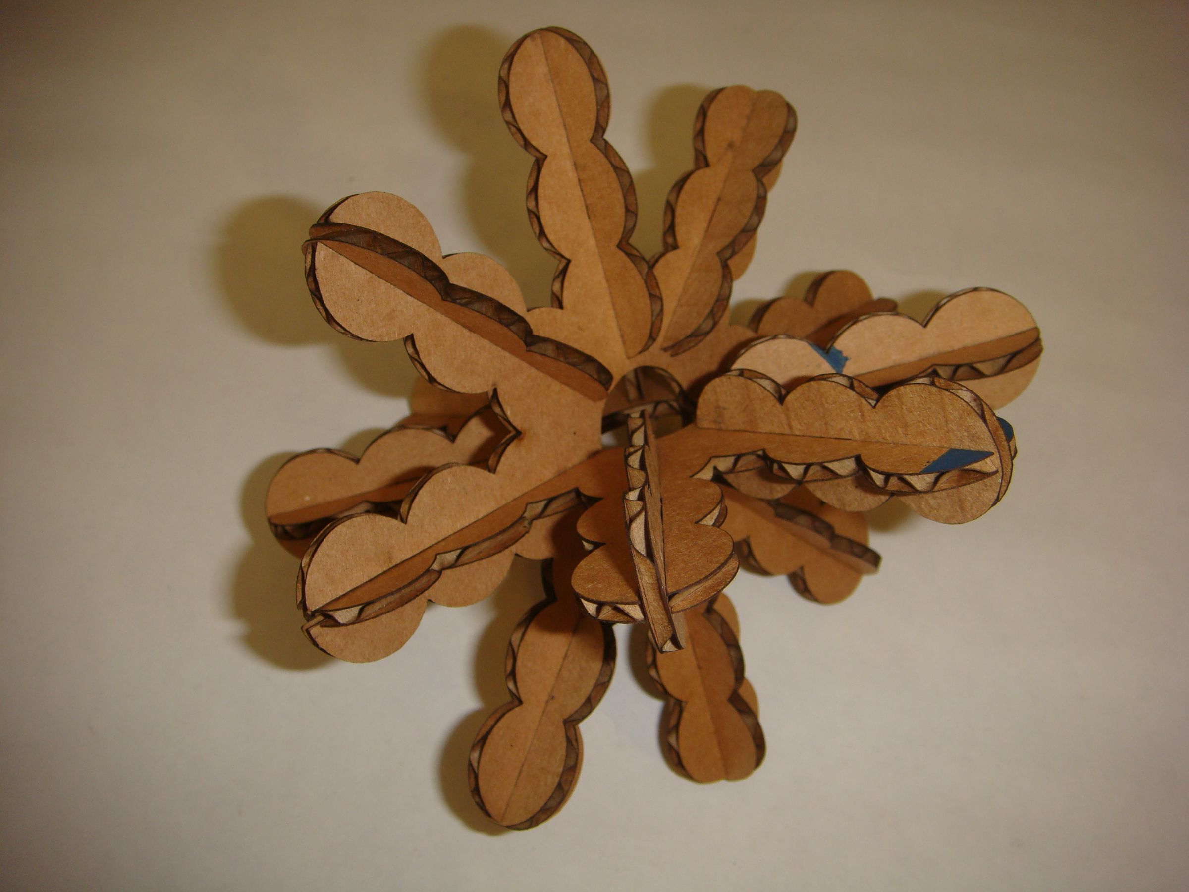Cardboard Snowflake : 4 Steps - Instructables