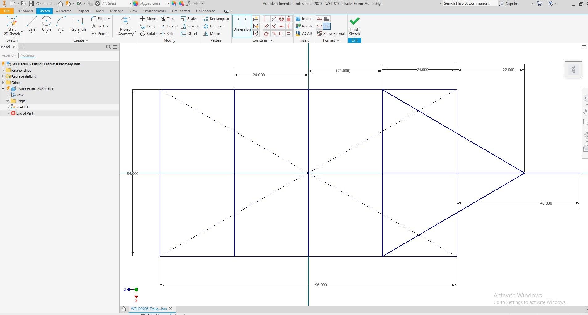 Overview: Autodesk Inventor Frame Generator Trailer : 29 Steps ...
