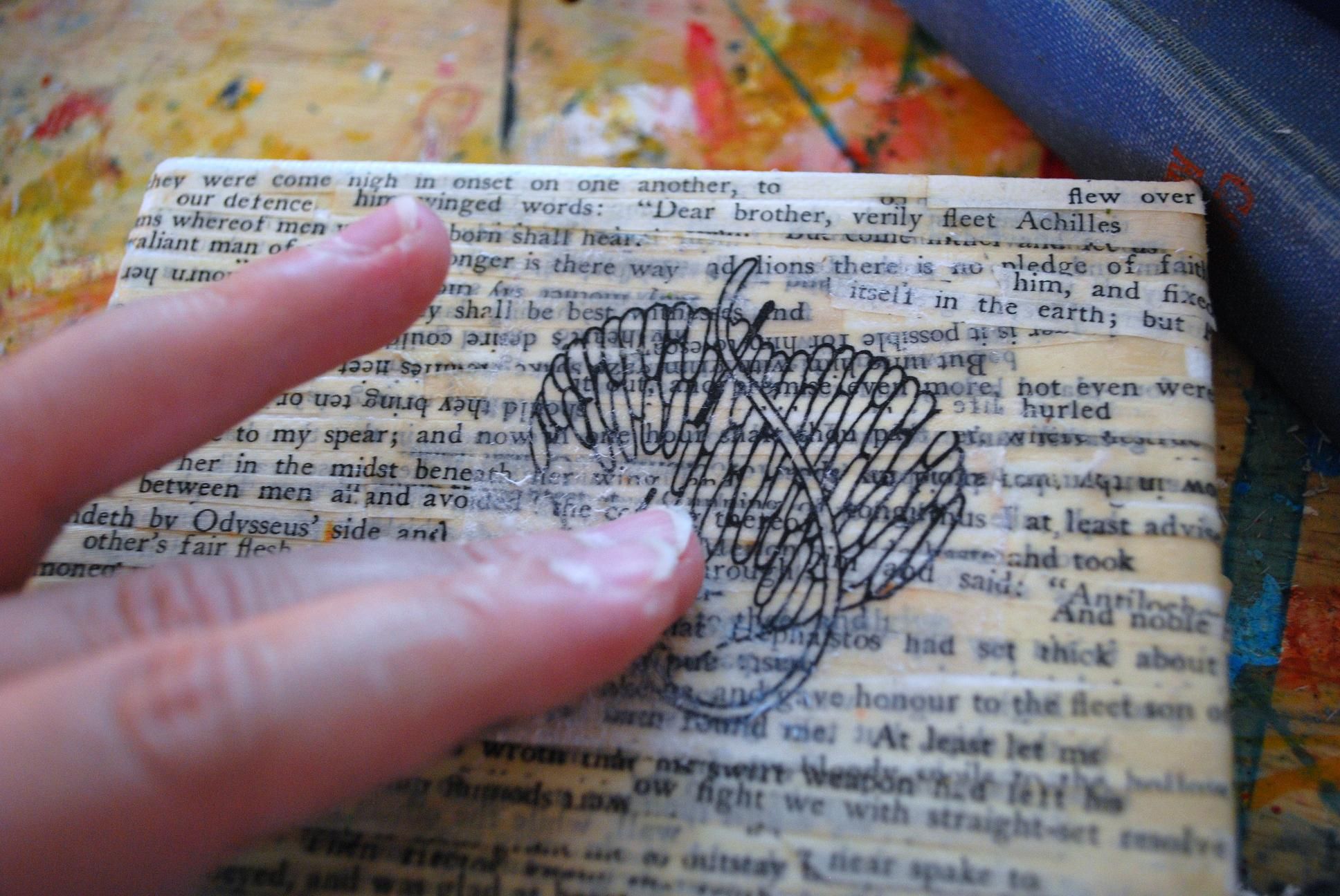 How to Make Upcycled Art With Old Books : 10 Steps (with Pictures ...