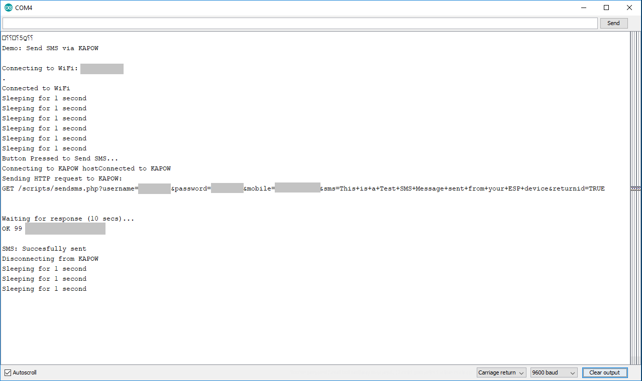 How to Send SMS Text Messages From Your Arduino ESP Project : 6 Steps ...