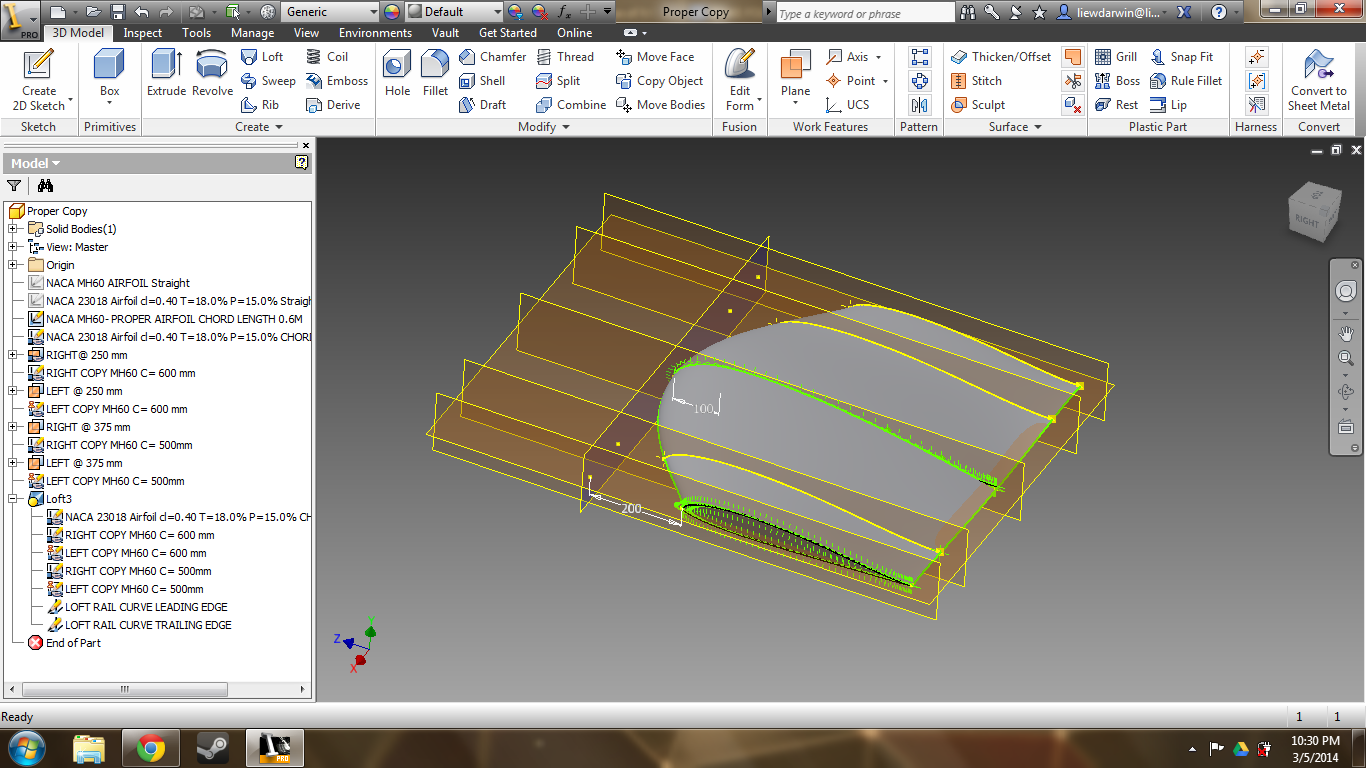 Flying Wing Glider Project - Step-by-Step Guide in Autodesk Inventor ...