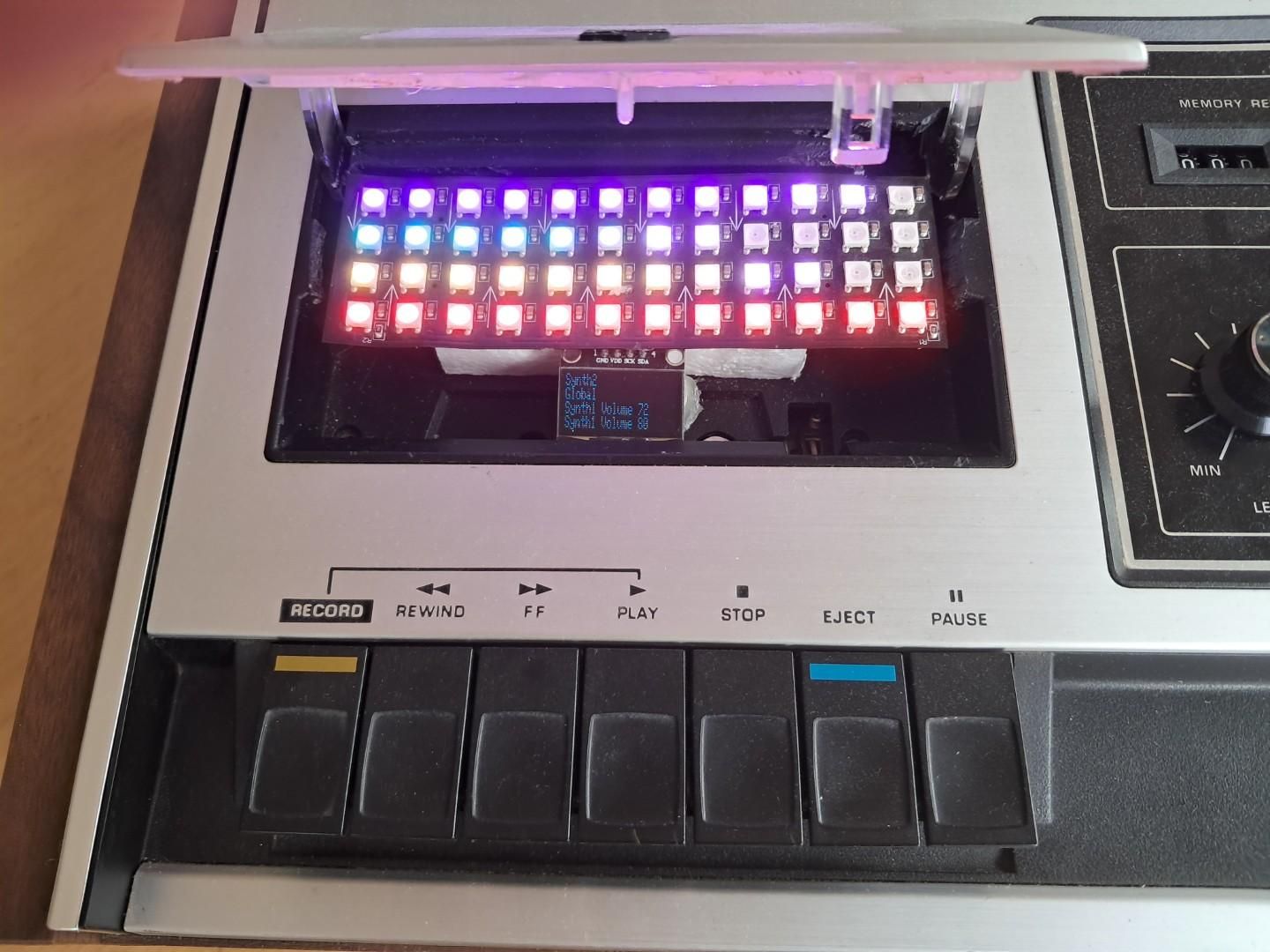 1971 Technics Cassette Deck With Machine Generated Music & RGB Graphics ...