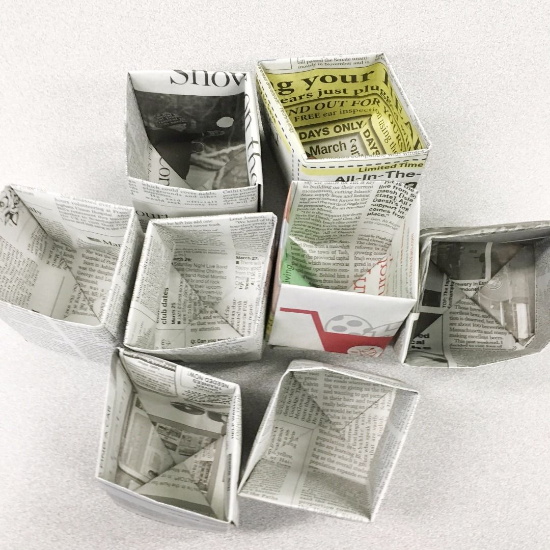 Biodegradable Newspaper Pots : 7 Steps (with Pictures) - Instructables