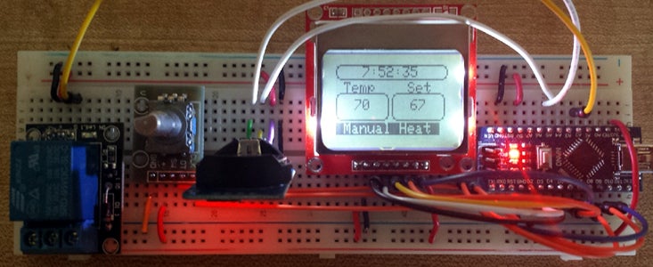 Arduino Programable Thermostat 6 Steps With Pictures Instructables