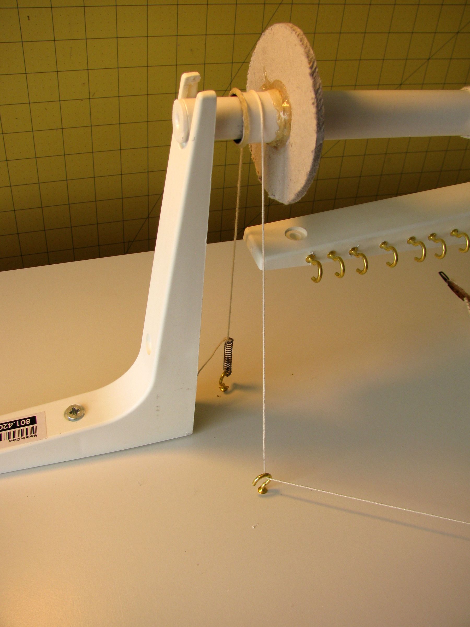 Spinning Attachment for a Treadle Sewing Cabinet : 8 Steps (with ...