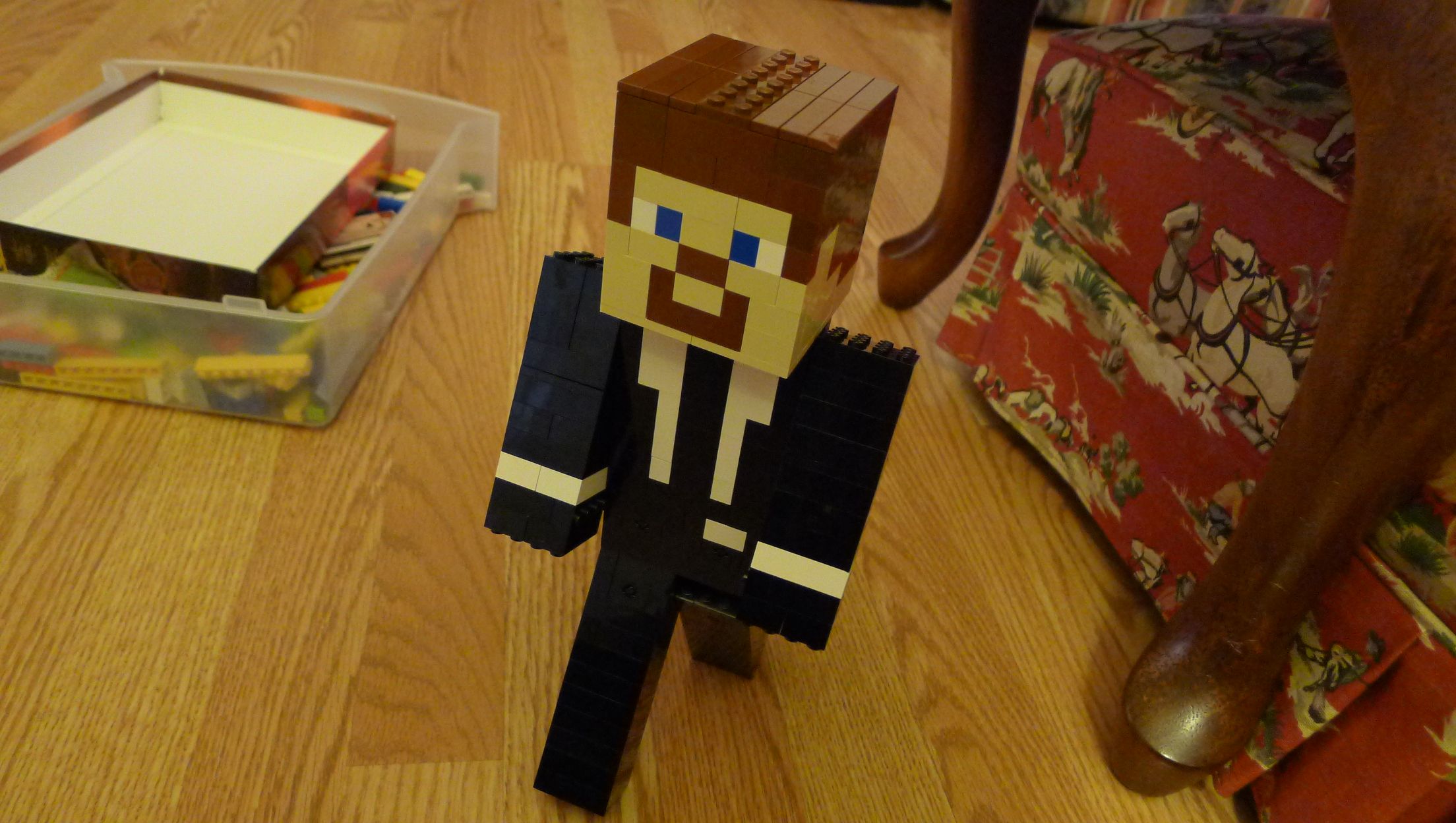 Lego Minecraft Hitman Version of Steve : 7 Steps - Instructables