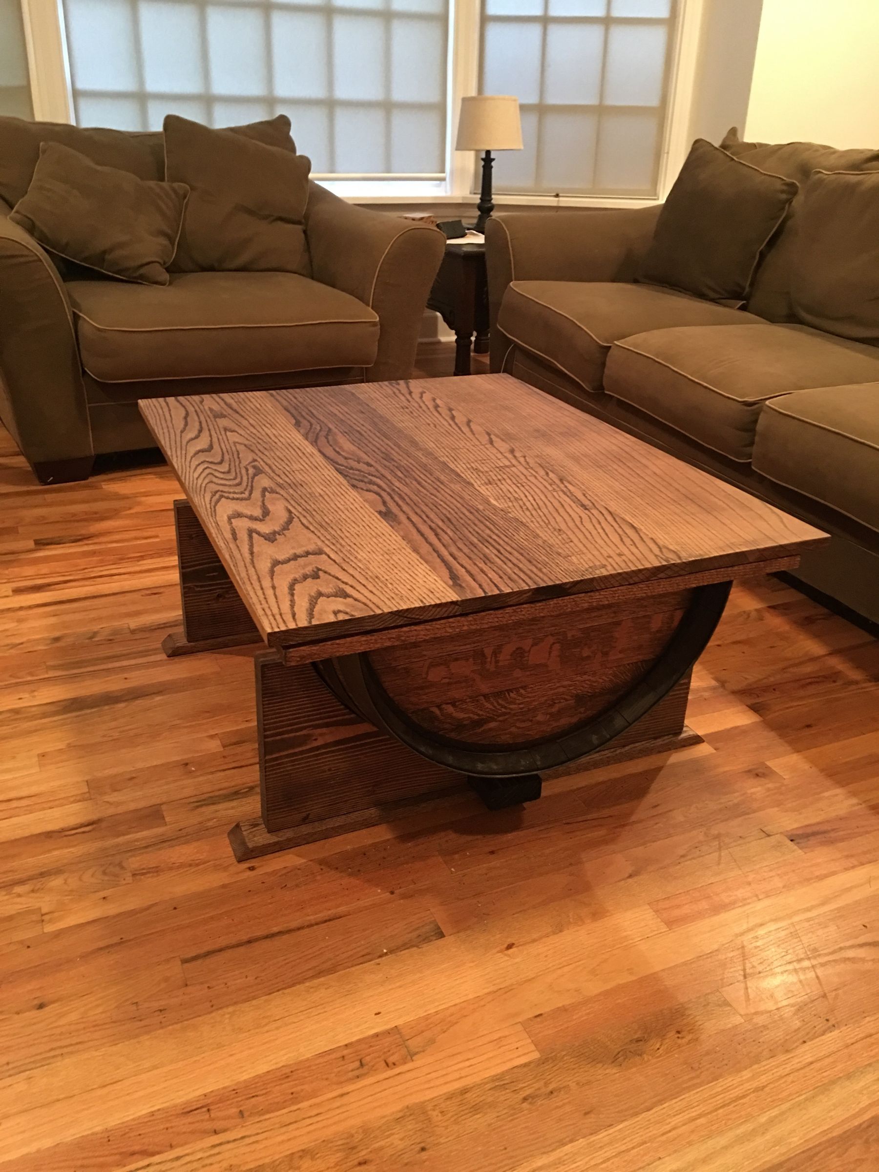 Wine Barrel Coffee Table : 7 Steps (with Pictures) - Instructables
