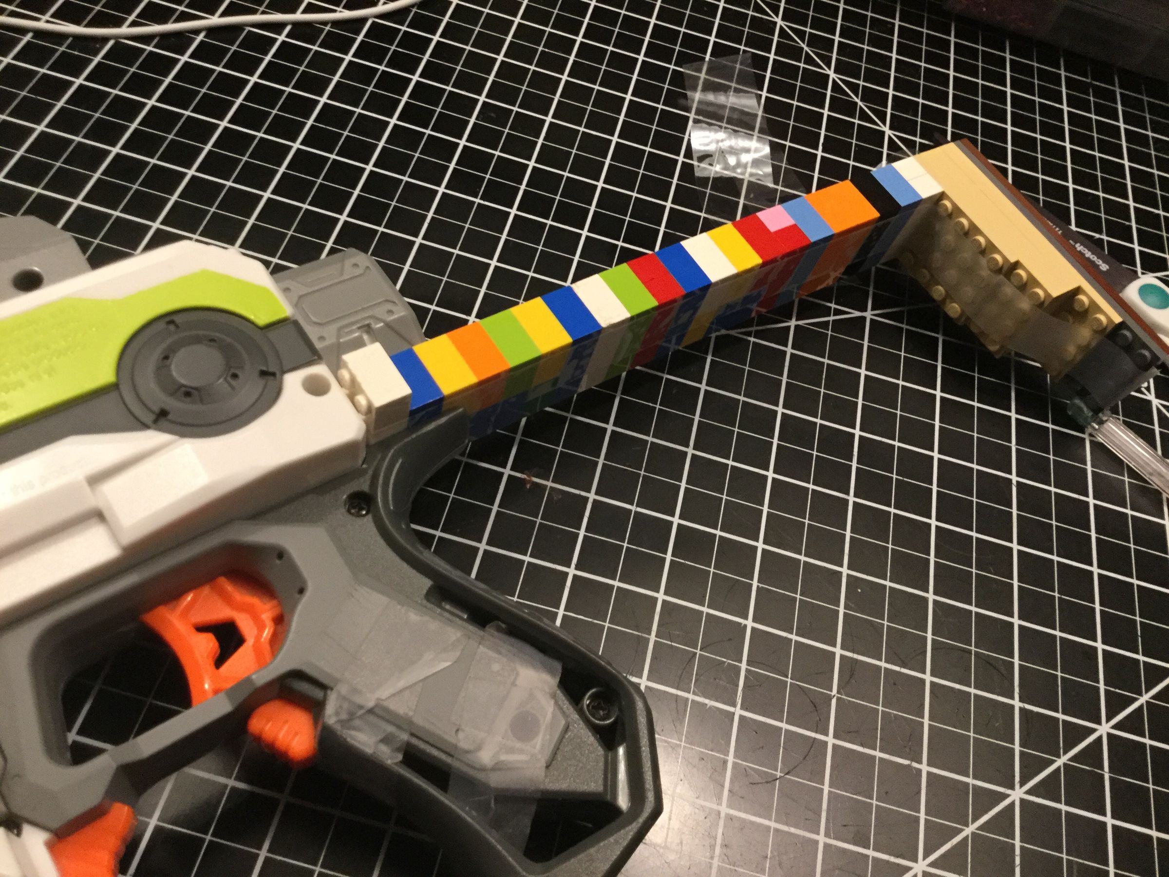 Lego Nerf Stock Attachment (L.N.S.A) V2 - Instructables