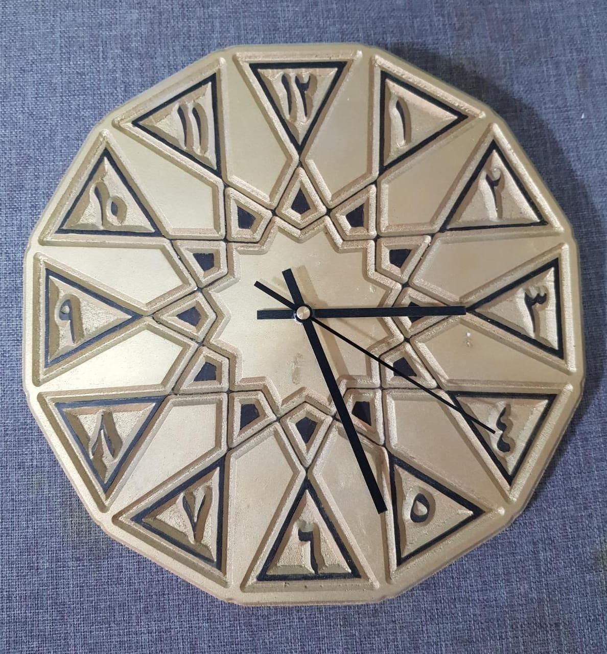 How to Make a Plaster of Paris Clock at Home With a Silicon Mold : 7 ...