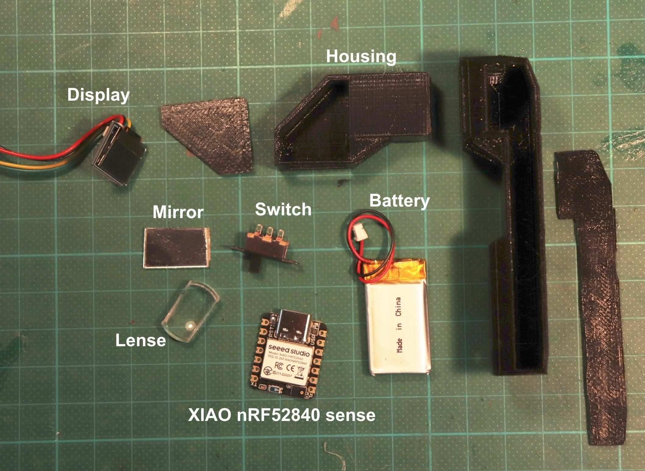 BLE Data Glasses With XIAO Microcontroller (only a Few Parts) : 10 ...