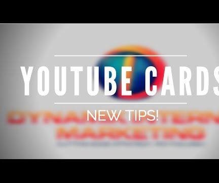 How to Setup YouTube Cards - Instructables