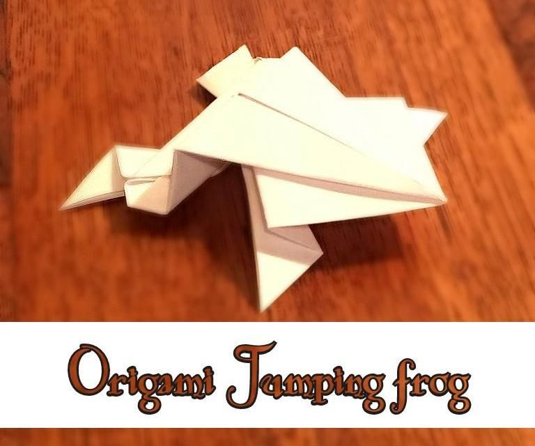 Origami Jumping Frog : 4 Steps - Instructables