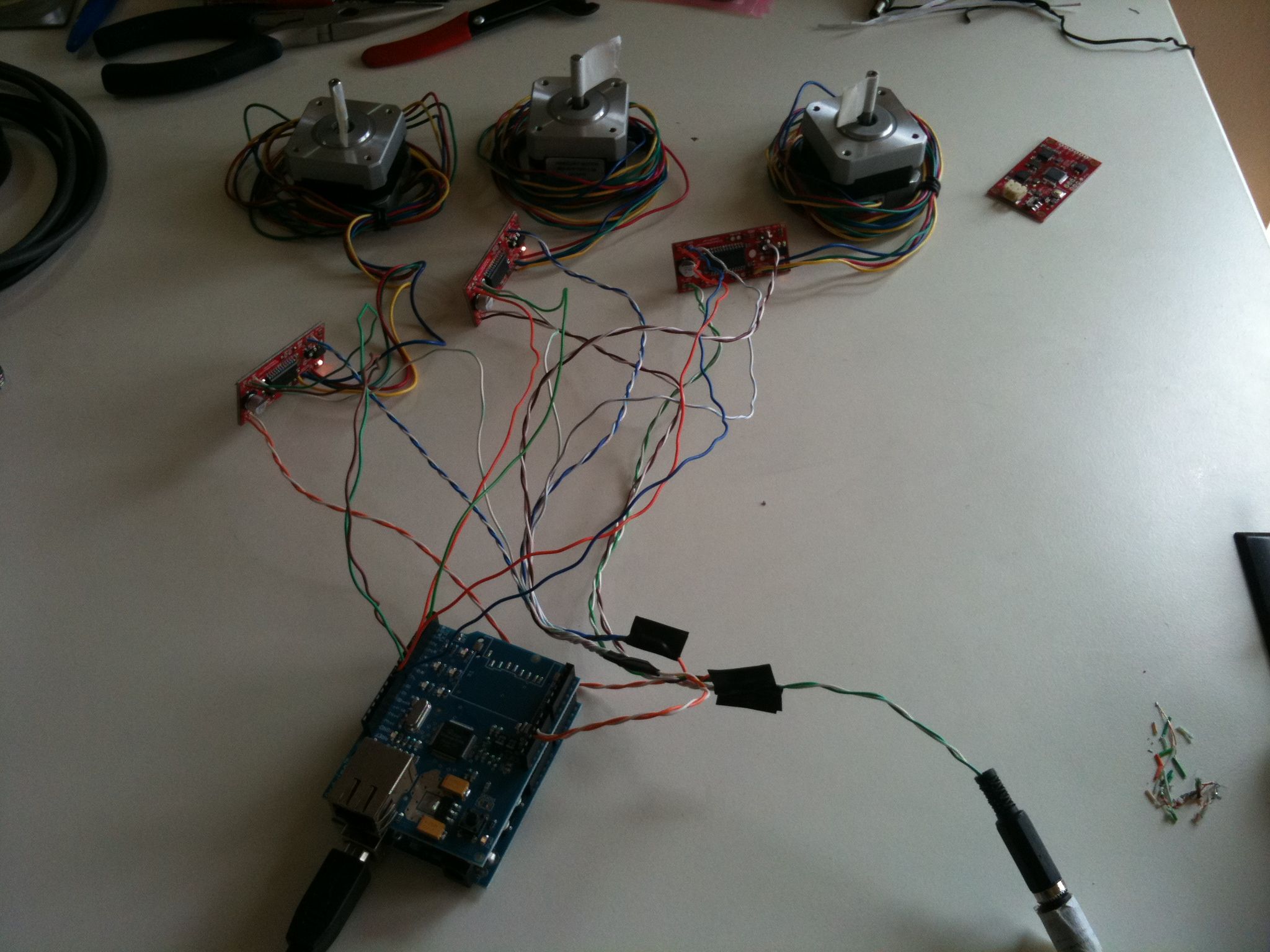 How to Wire an Arduino-based 3-axis CNC Machine : 6 Steps (with ...