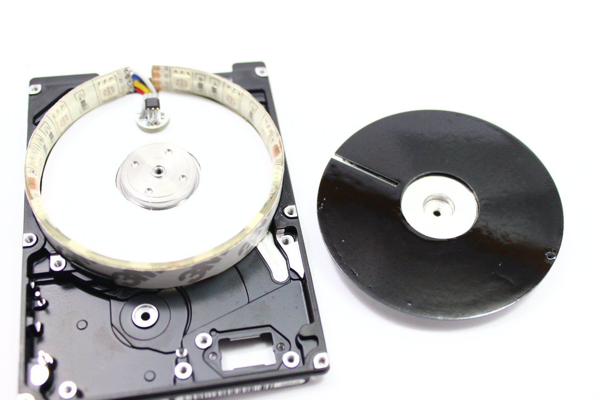 Recycled Hard Drive Clock - FuneLab : 26 Steps (with Pictures ...