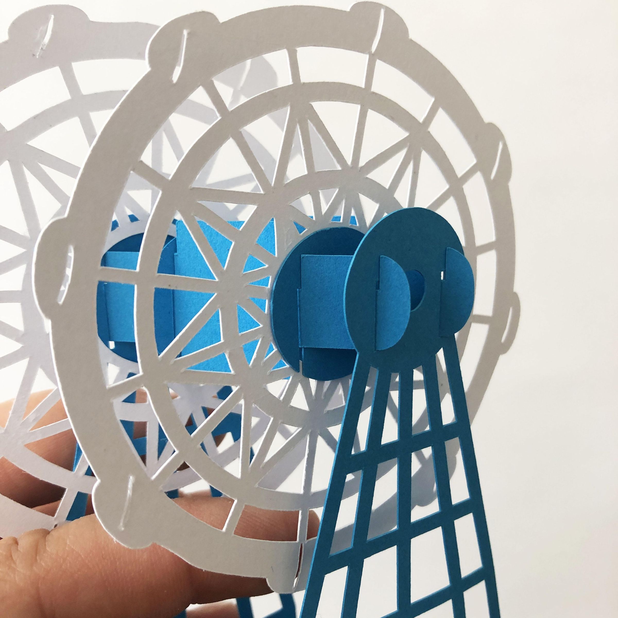 Rotatable Ferris Wheel Pop-Up Card : 9 Steps (with Pictures ...