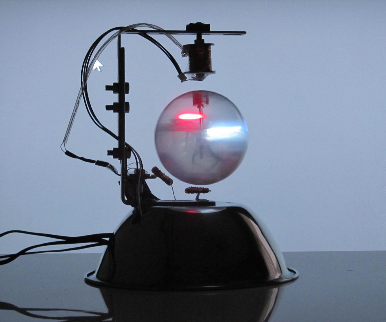 A Levitating Sphere Rotates Glows and Blinks With Arduino : 9 Steps ...