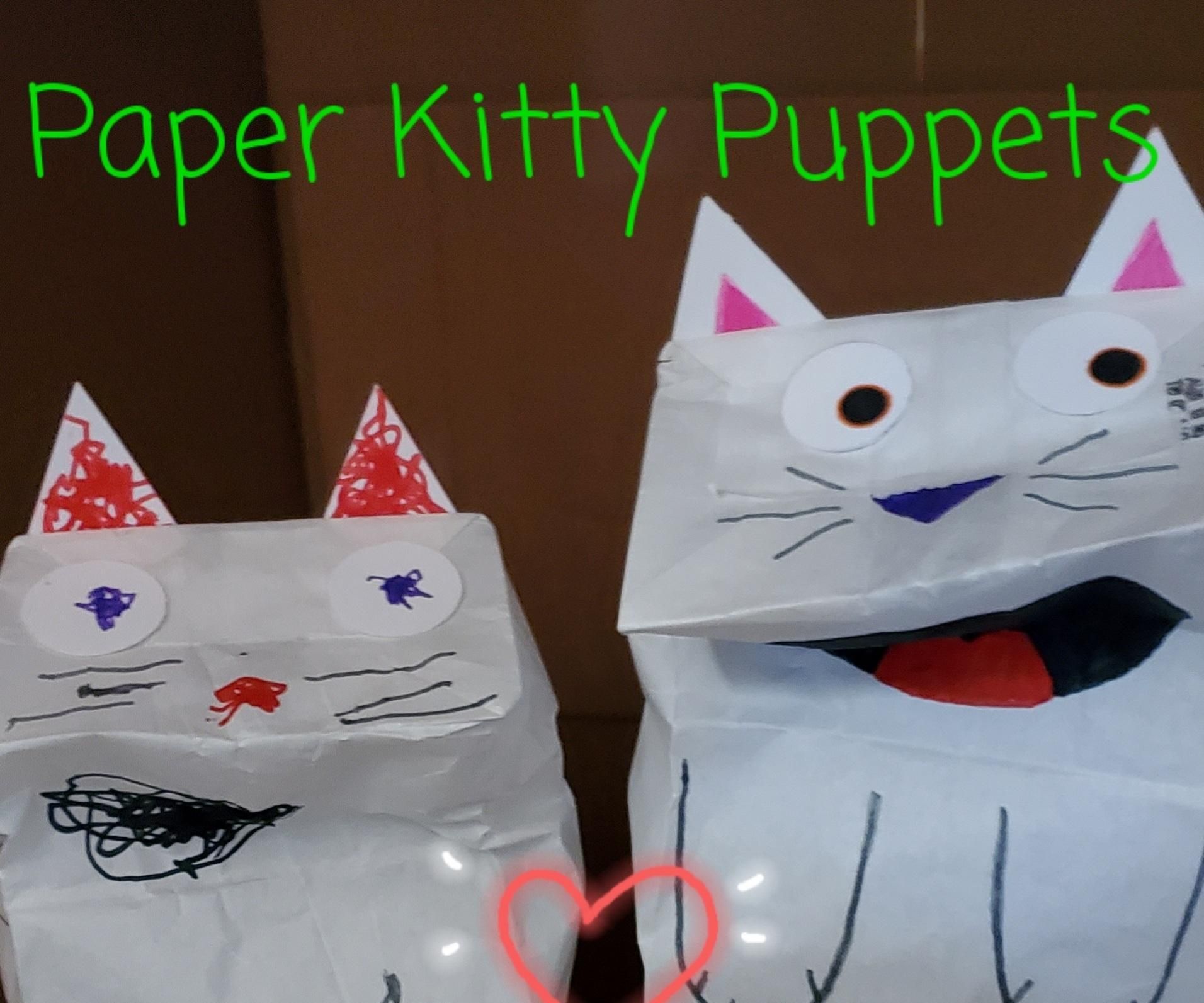 Paper Kitty Puppet : 7 Steps (with Pictures) - Instructables