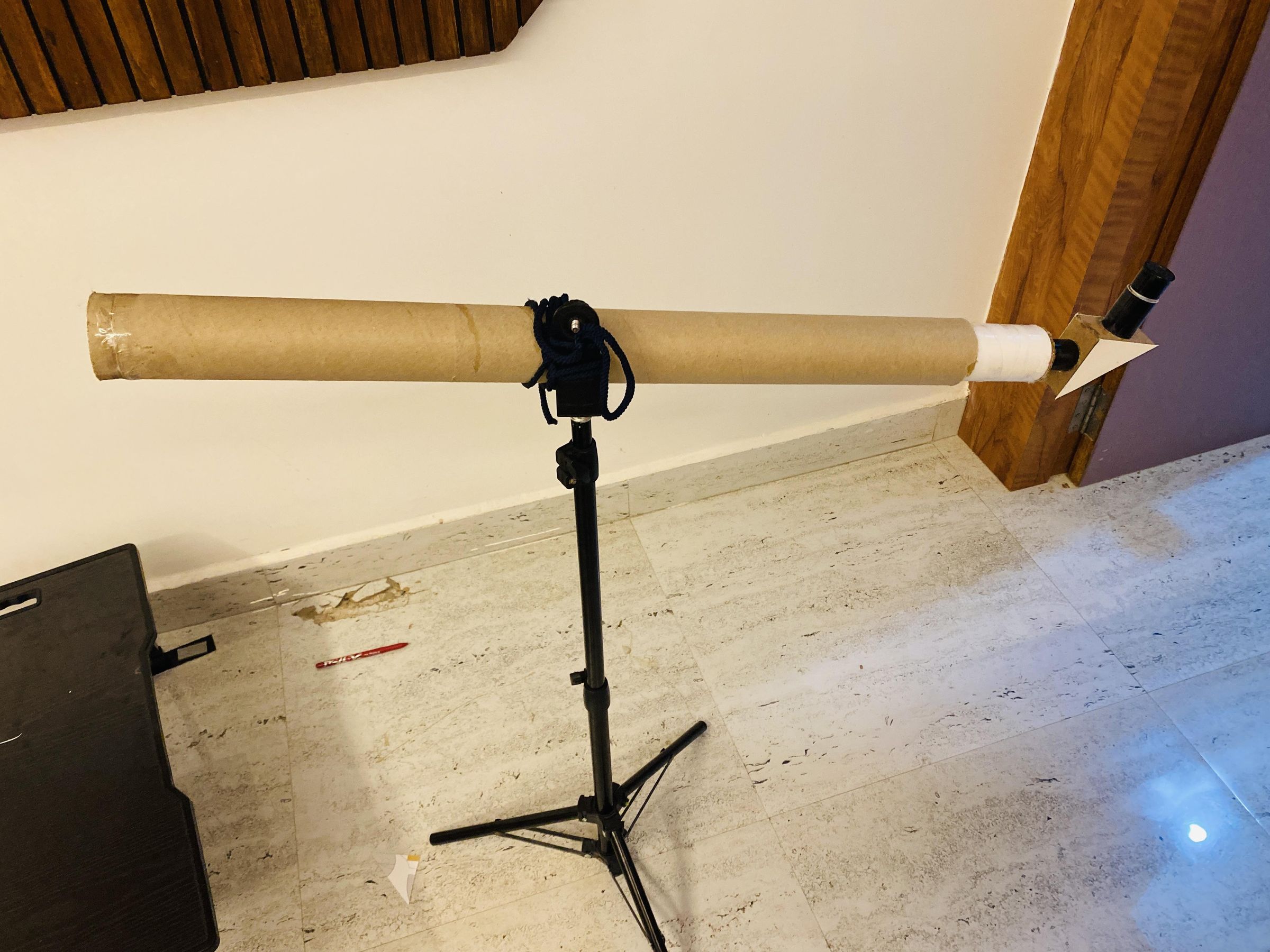 Cardboard and Paper Telescope With 90 Degree Mirror Diagonal : 7 Steps ...