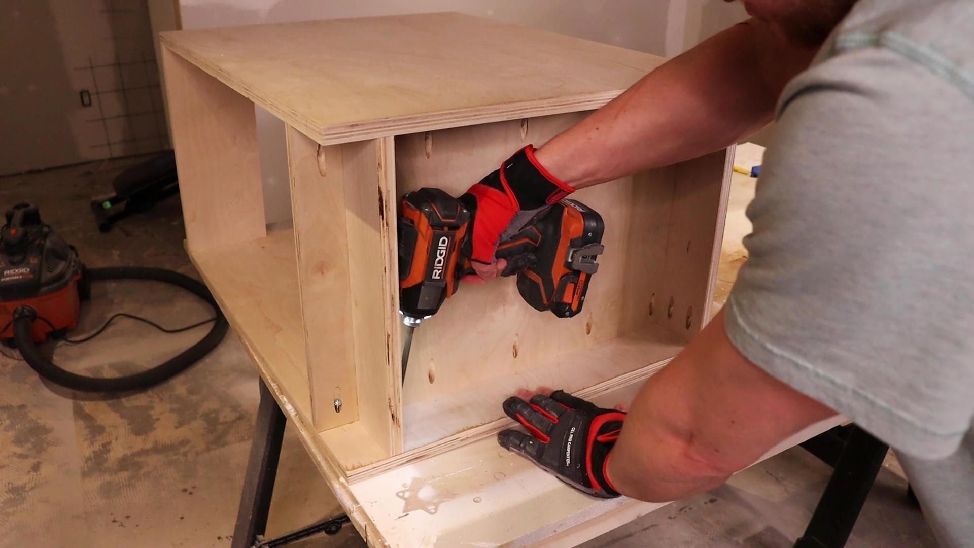 DIY Computer Desk | Cable Management, Storage, LED's : 13 Steps (with ...