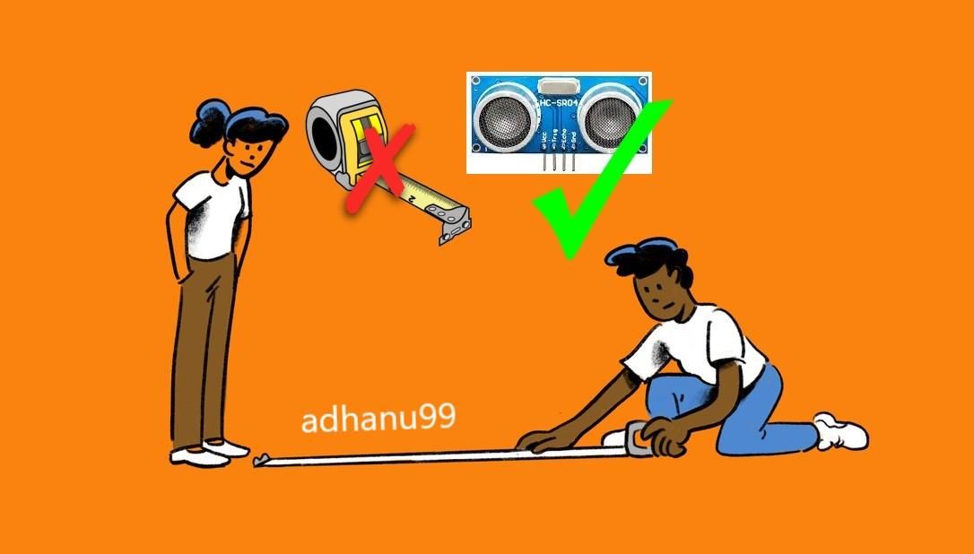 Arduino Distance Measure Using Ultrasonic Sensor : 8 Steps - Instructables