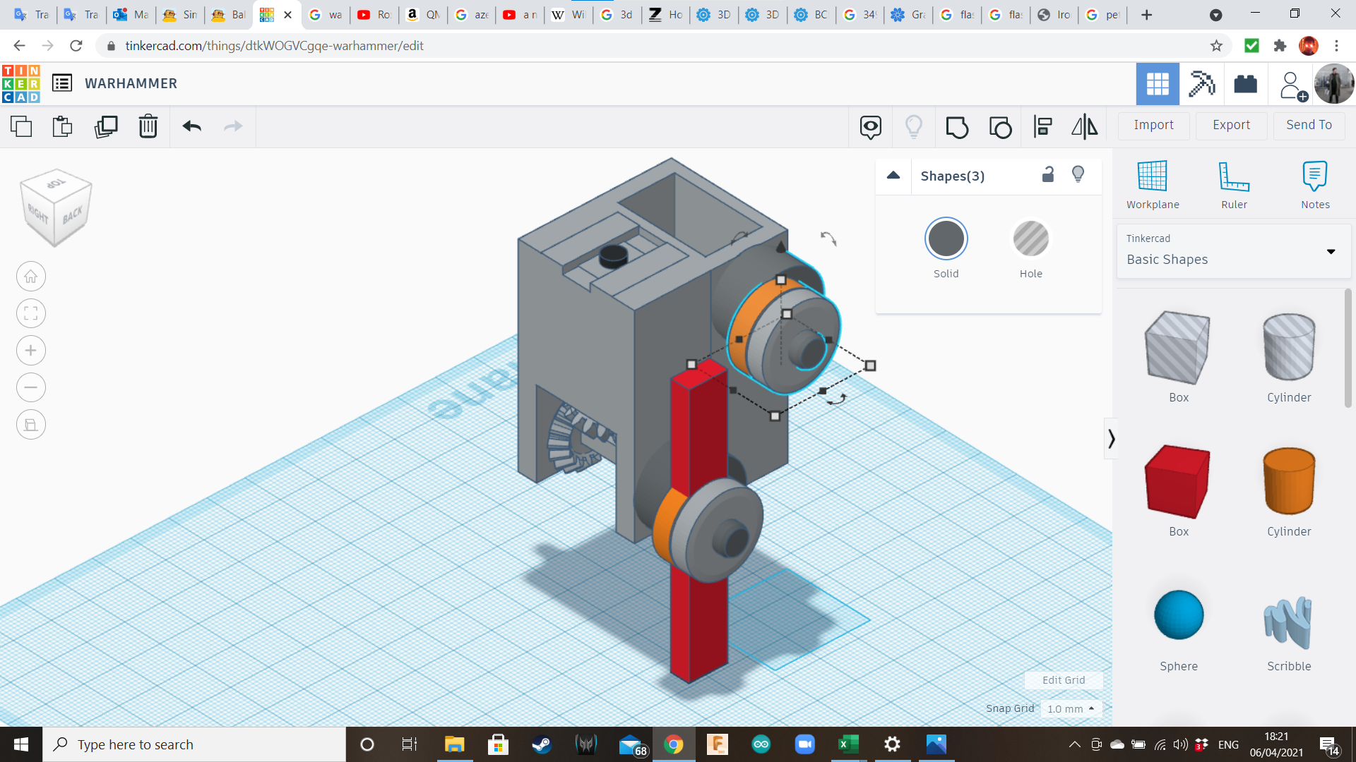 Tinkercad Robotics for (High) School: Walking Warhammer 40K's ...