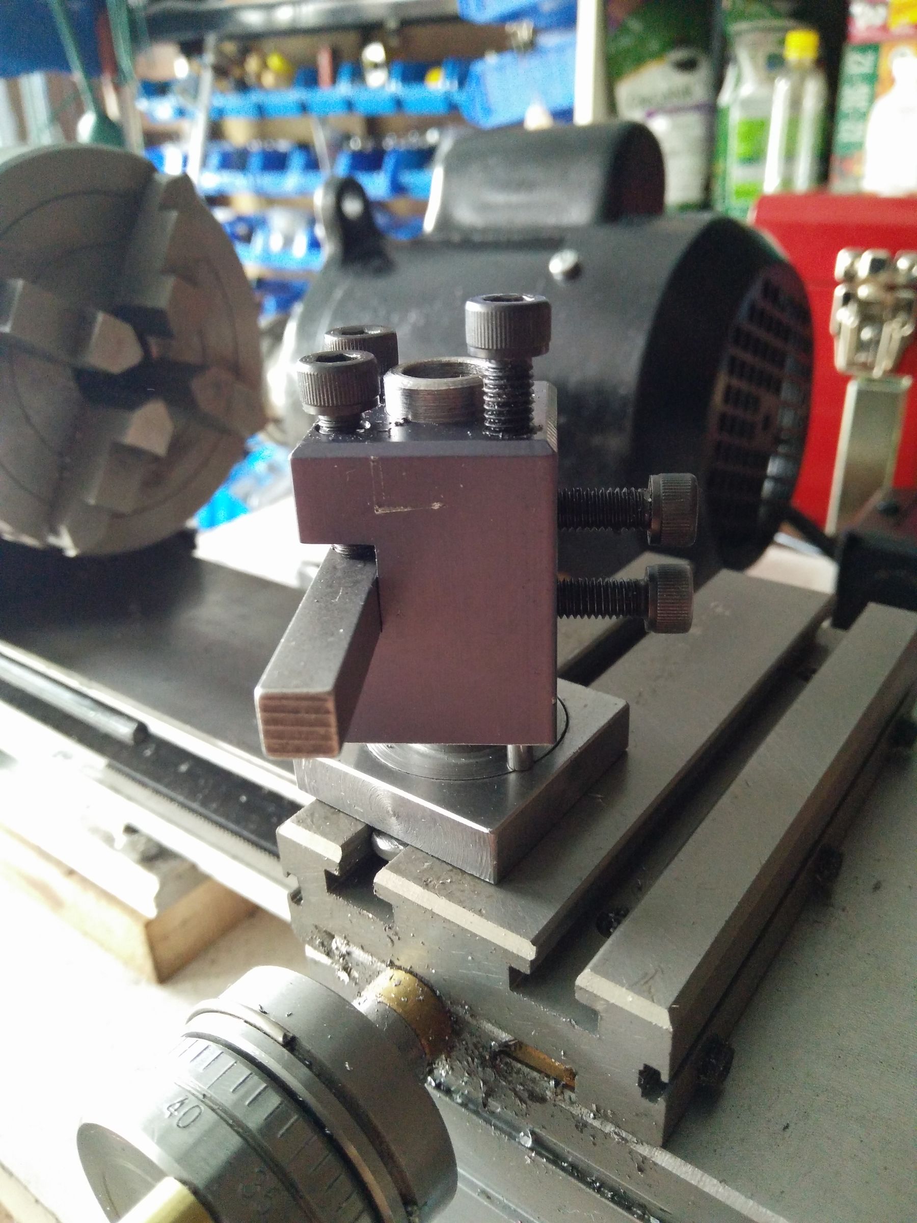 Adjustable Toolpost for Taig Lathe : 7 Steps (with Pictures ...