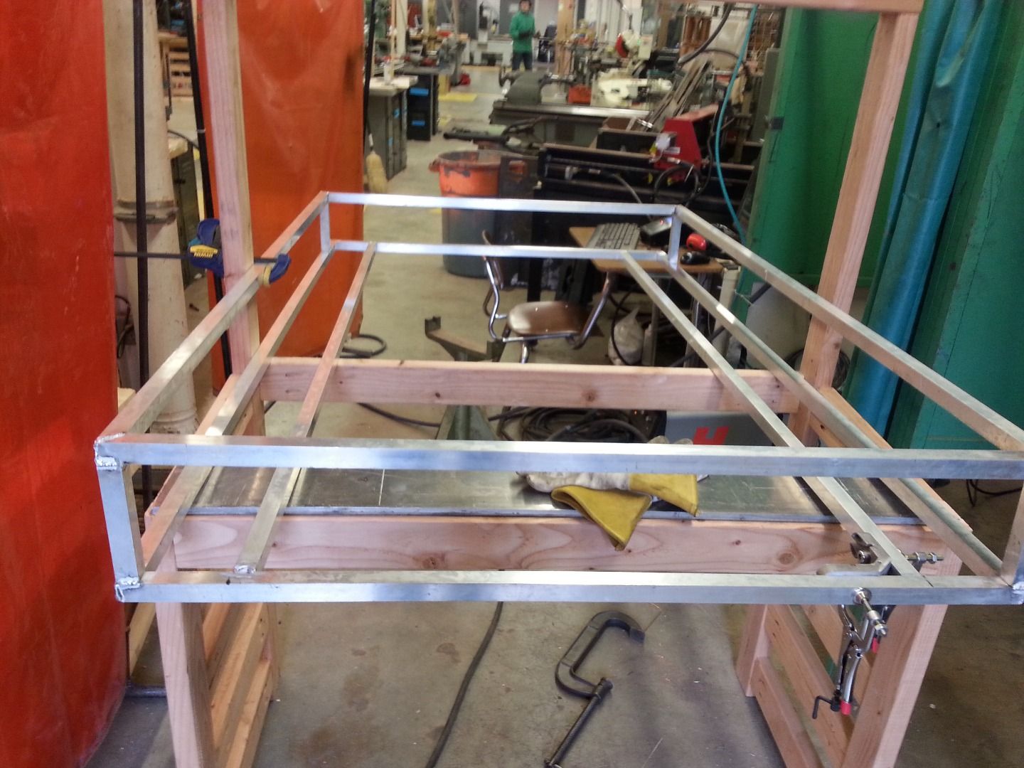 Aluminum Jeep Cargo Rack Made at Penguin Manufacturing : 4 Steps ...