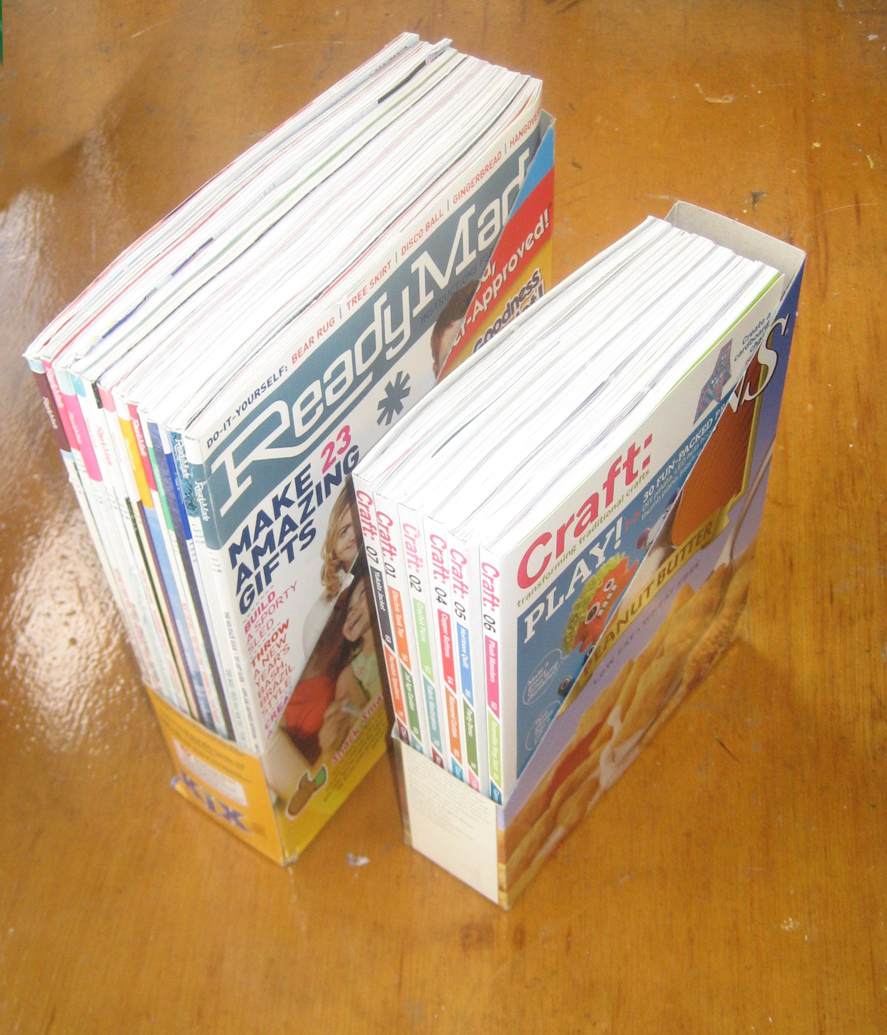 Cereal Box Magazine Holder - Instructables