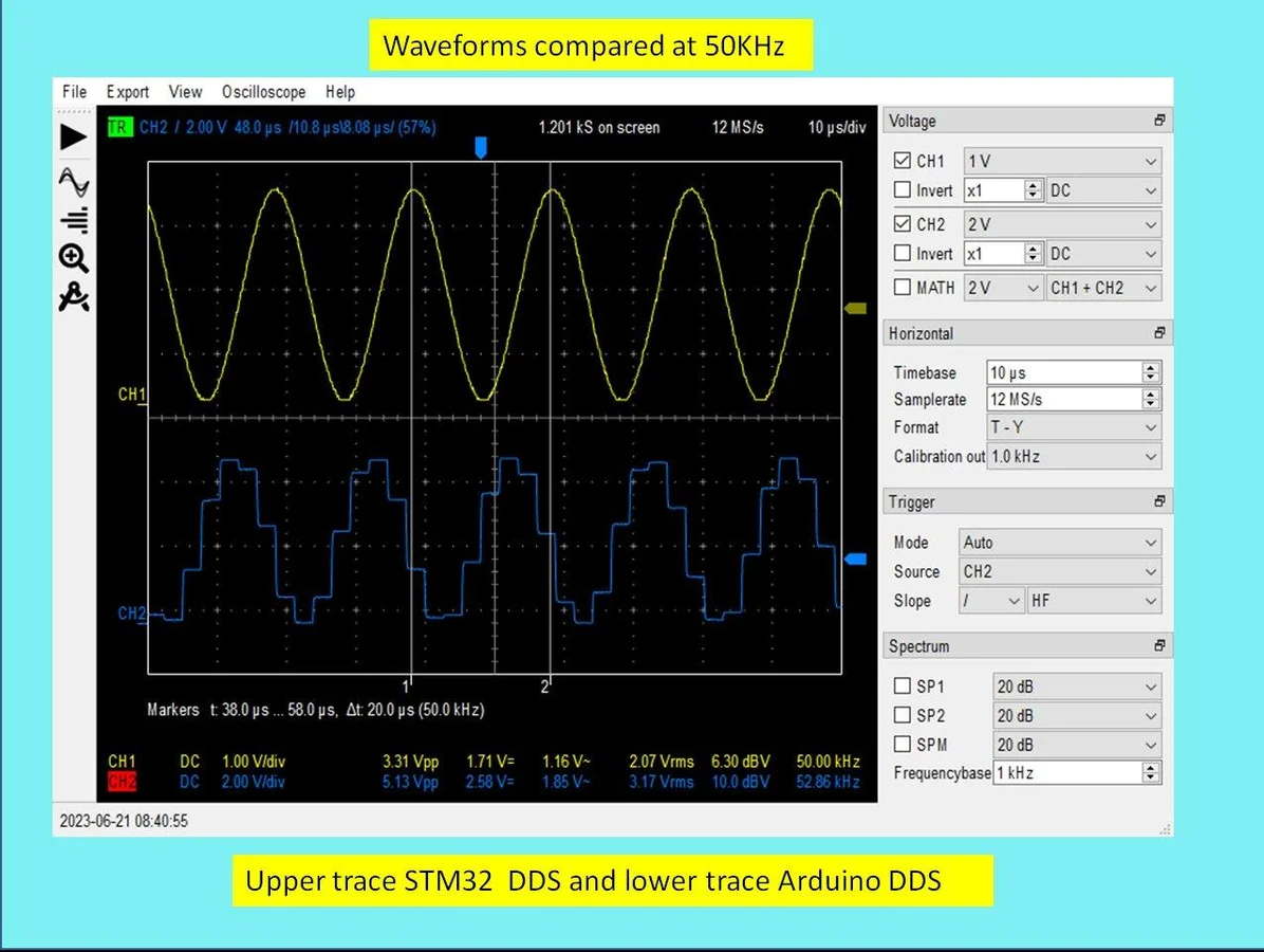 Upgraded DDS Signal Generator From Arduino to STM32 Black-Pill Is Very ...