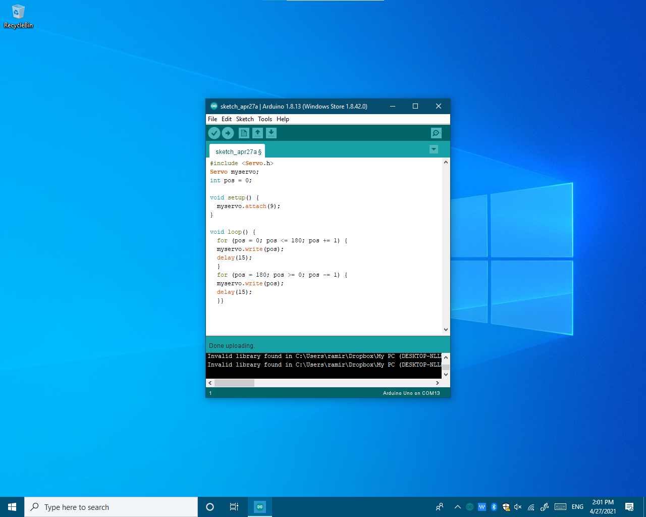 How to Control Servo Motor Using Arduino : 8 Steps - Instructables