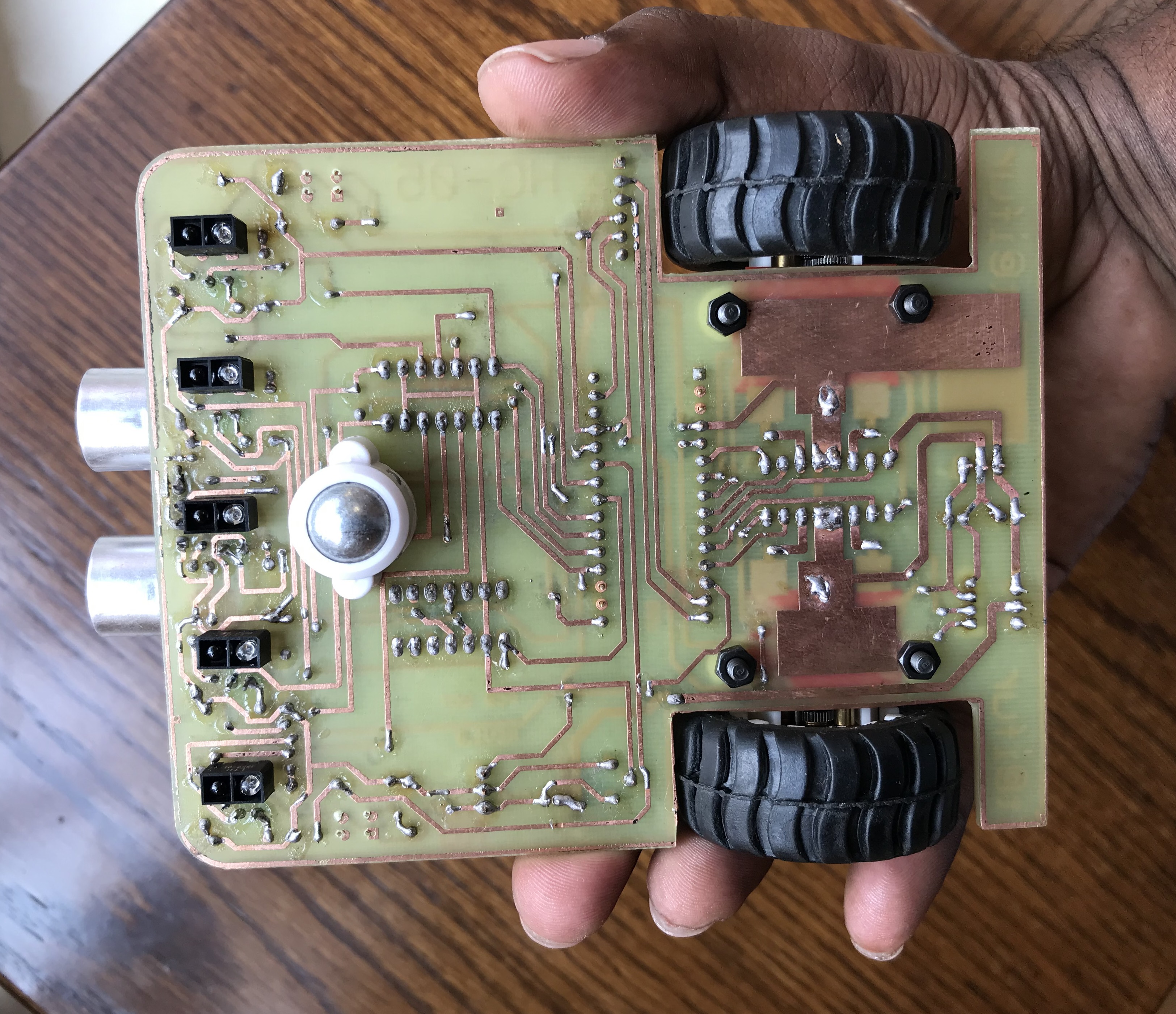 PCB BOT (Line Following, Obstacle Avoiding & Bluetooth Controlled Robot in a Single PCB) : 13 ...