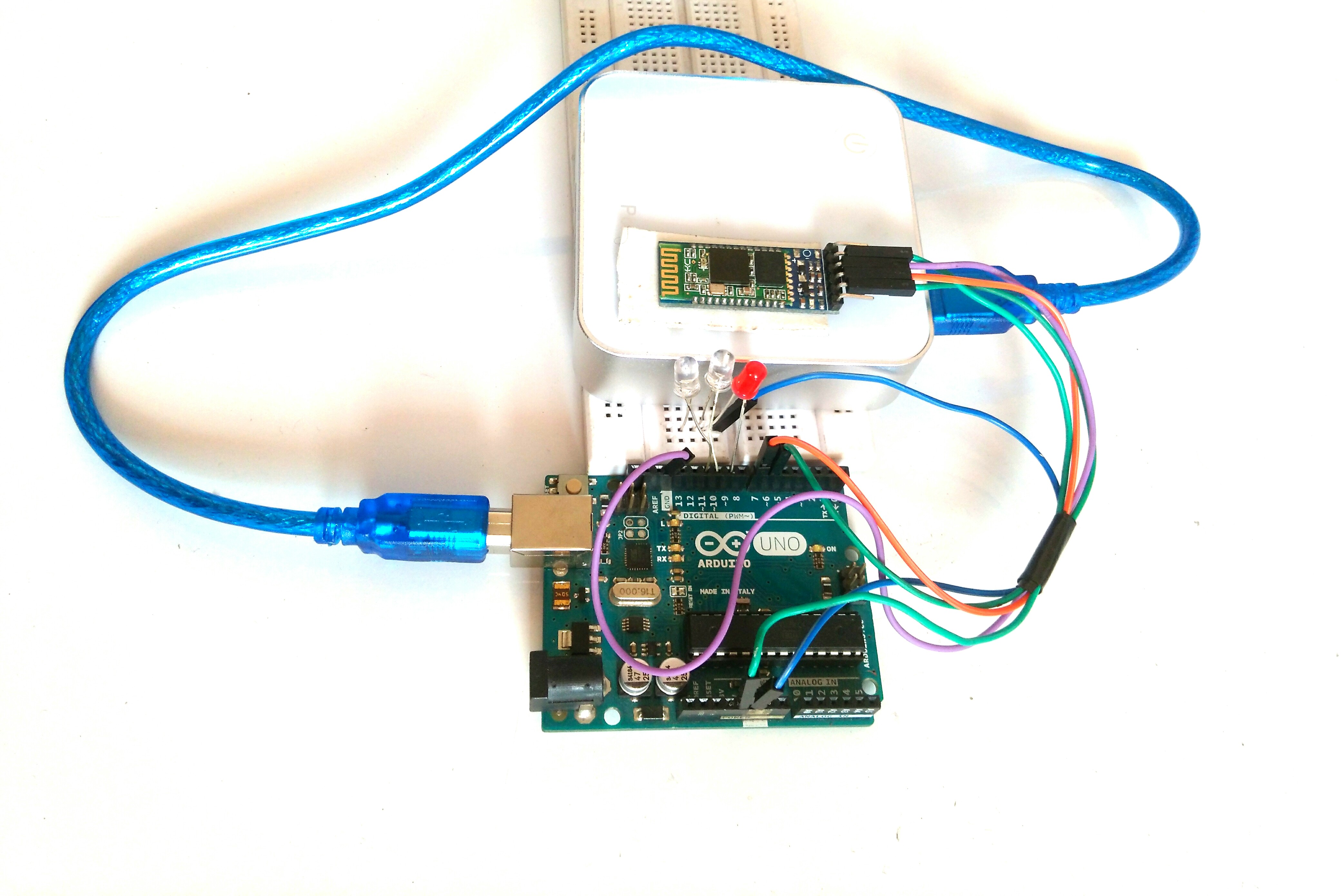 Smart Phone Controlled LED Lights Using HC-05 and Arduino UNO : 3 Steps ...