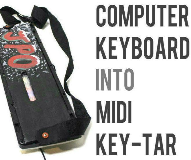 Turn Any Computer Keyboard Into a Midi Keytar : 11 Steps (with Pictures ...