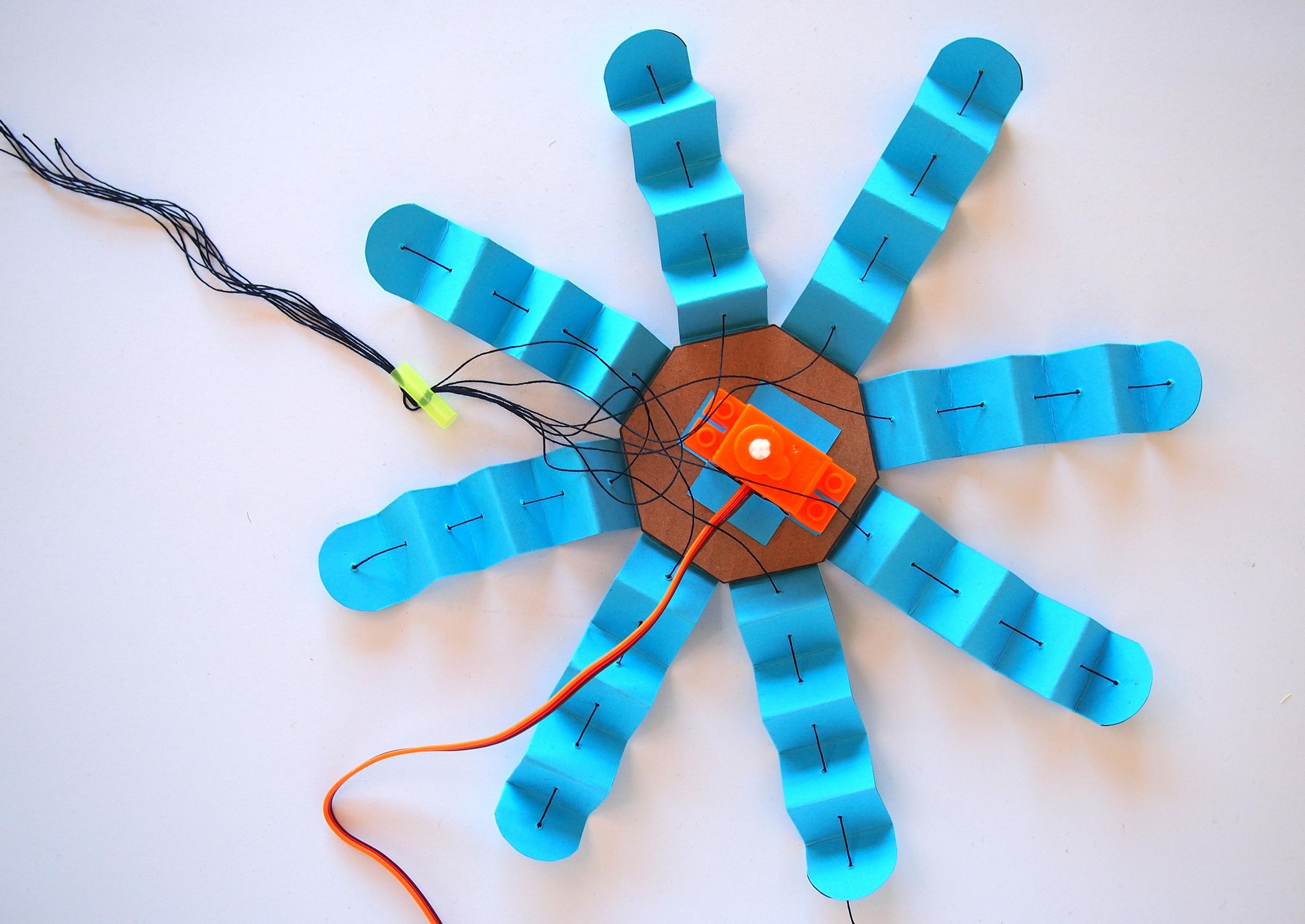 Robotic Paper Octopus (with Micro:bit) : 24 Steps (with Pictures ...