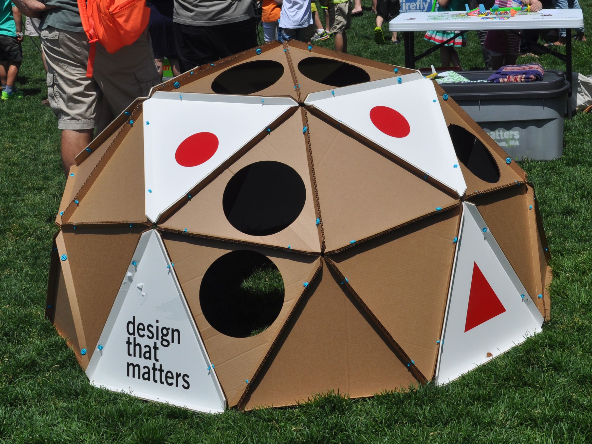 Geodesic Dome From Laser-Cut Cardboard : 4 Steps (with Pictures ...