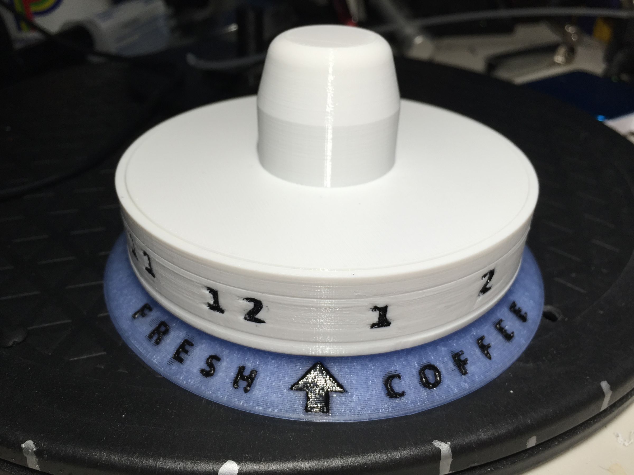 Coffee Time! Brew Clock - 3D Printed : 3 Steps (with Pictures ...