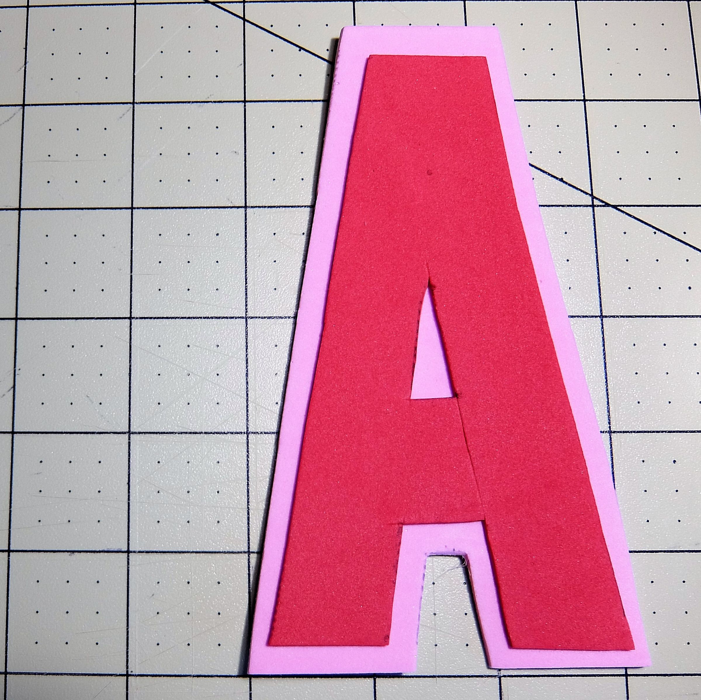 DYI Letter a Using Craft Foam Peel and Stick : 5 Steps (with Pictures ...