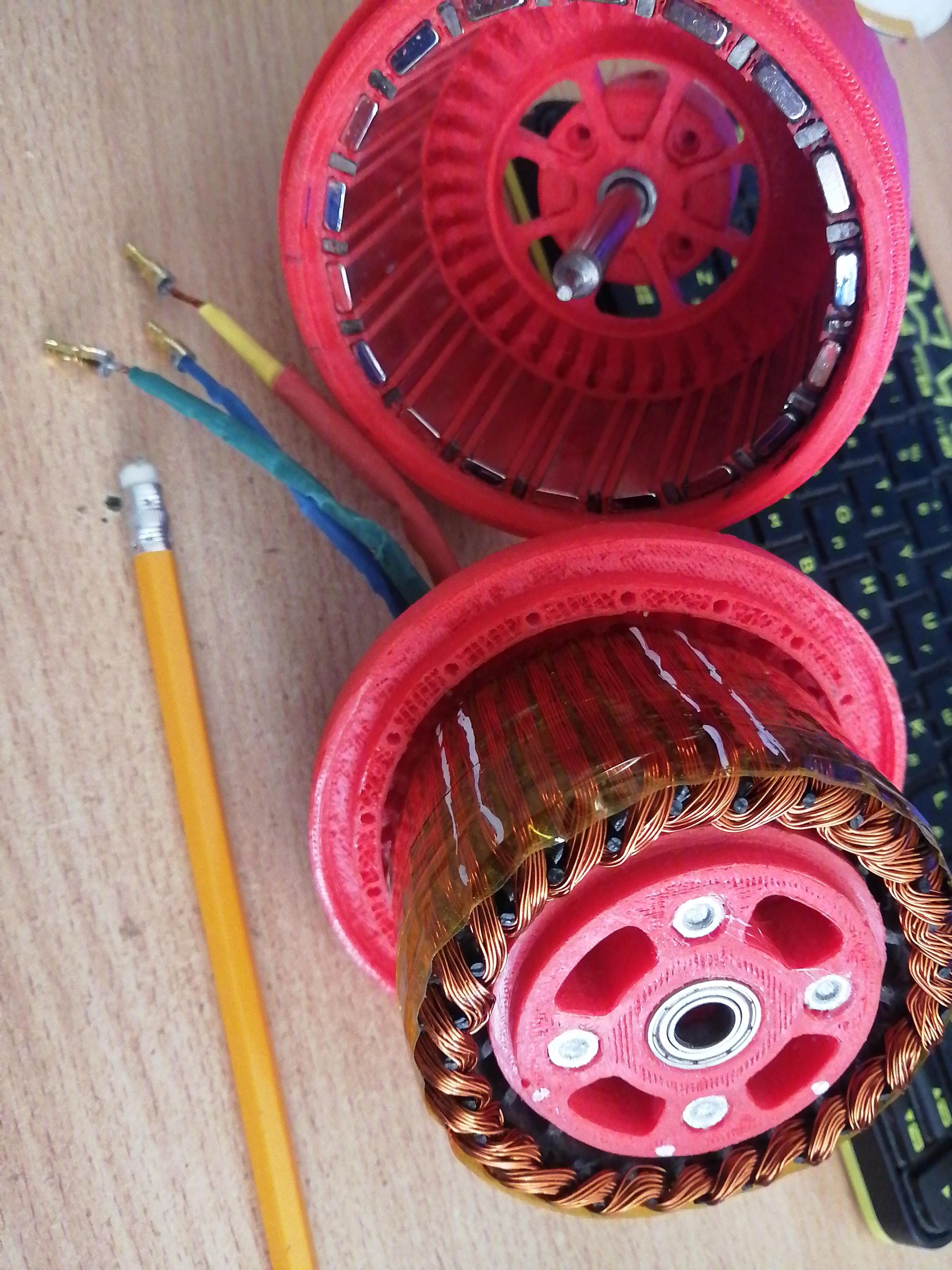 600 Watt, 3d-printed, Halbach Array, Brushless DC Electric Motor : 10 ...
