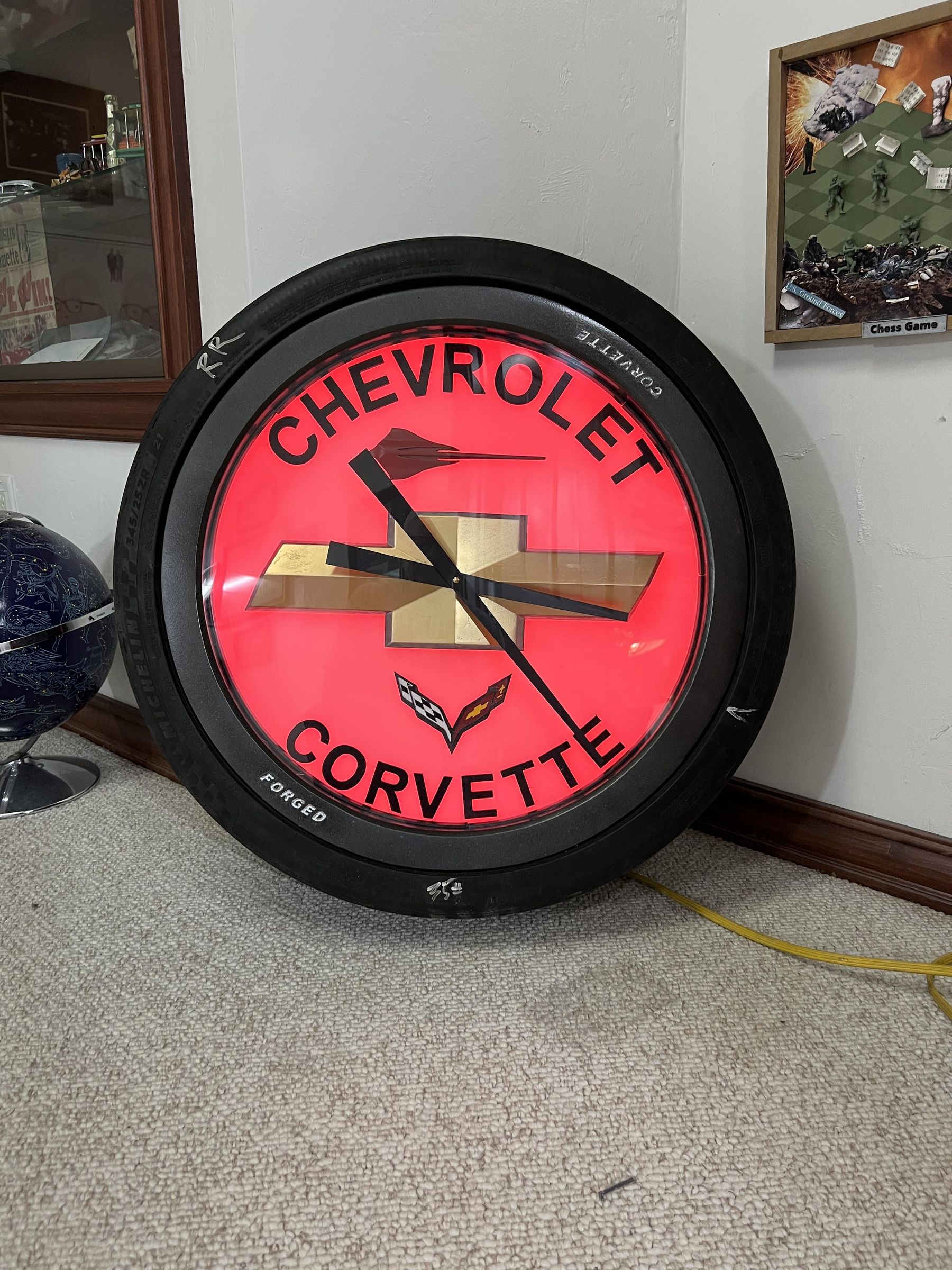 Corvette Z06 Tire Clock : 8 Steps - Instructables