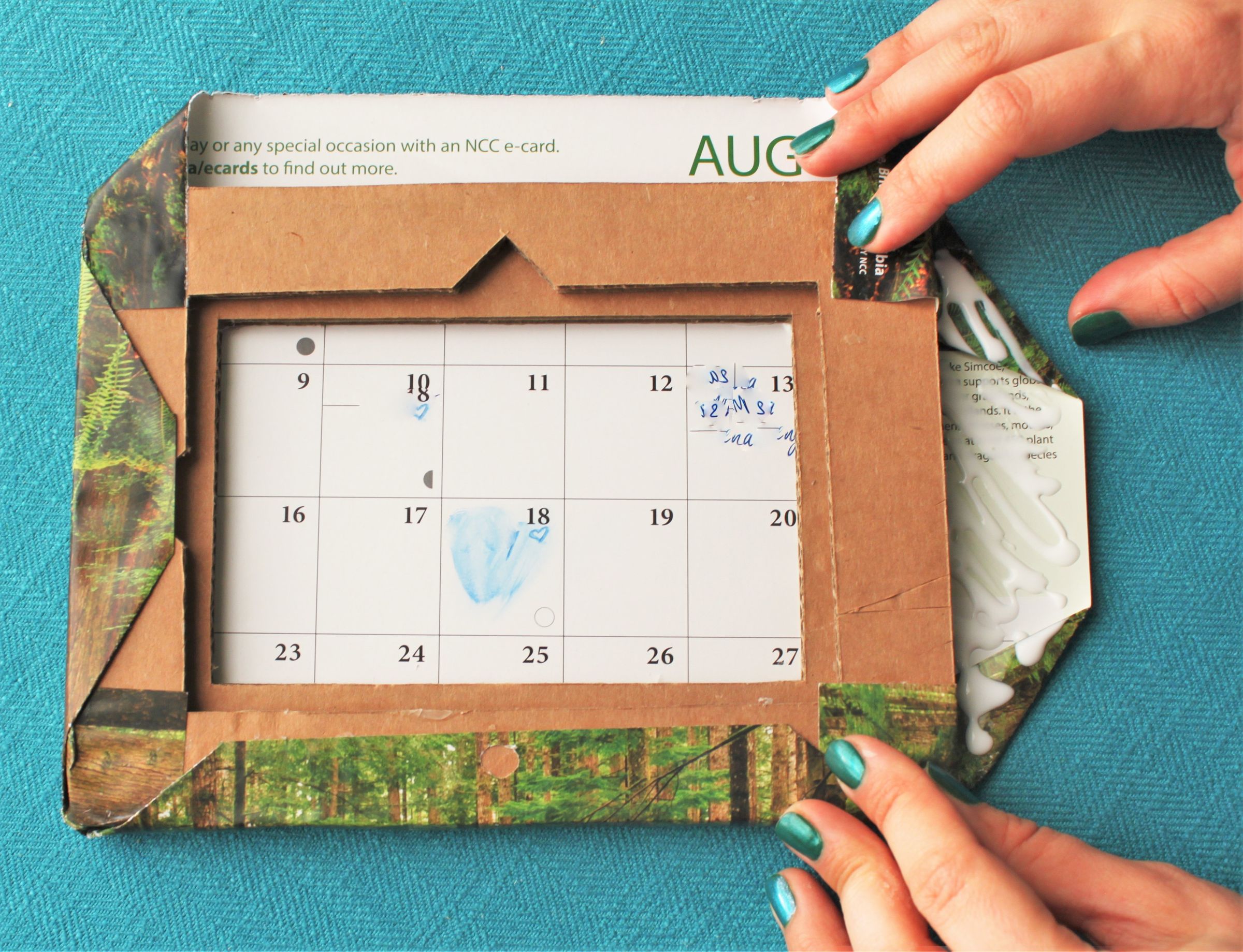 DIY PICTURE FRAME From Cardboard and Decorative Materials : 14 Steps ...