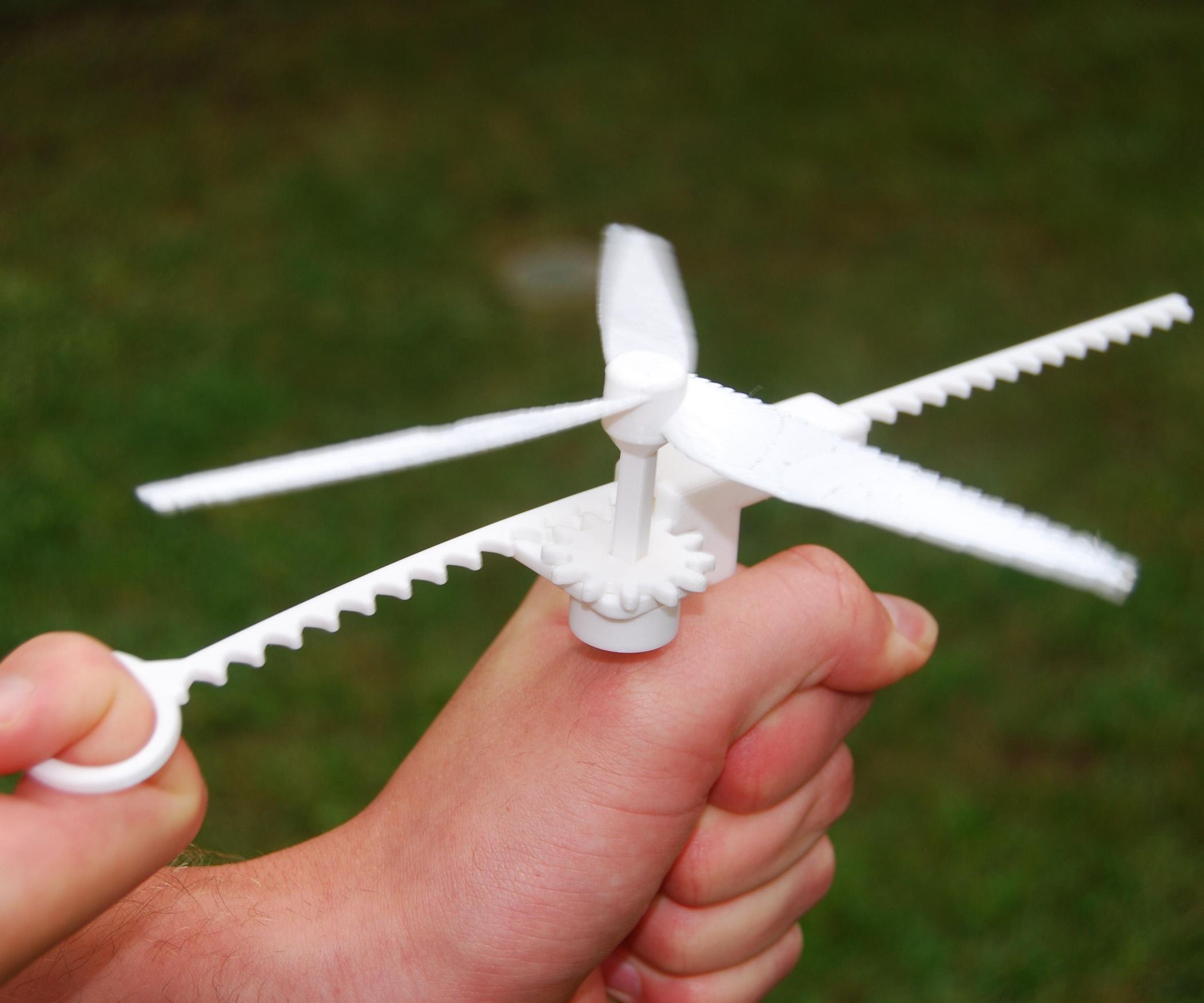 3D-Printed Beyblade-Style Propeller Launcher : 3 Steps (with Pictures ...
