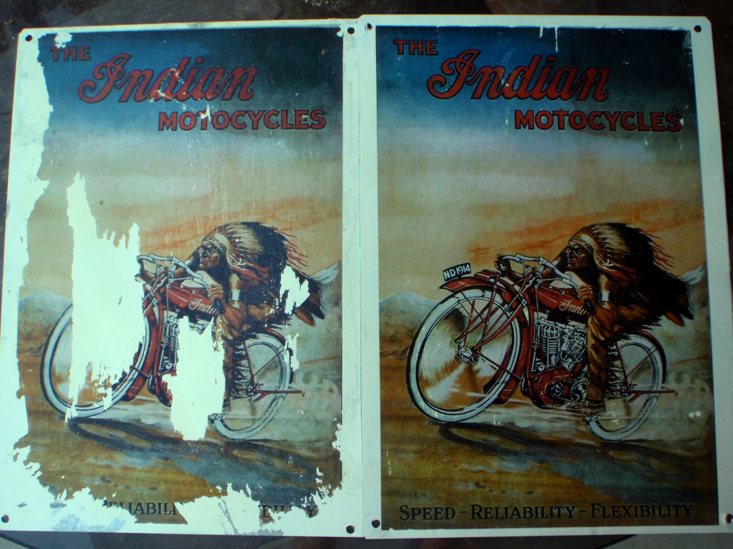 Making Reproduction Vintage Tin and Timber Signs : 6 Steps (with ...