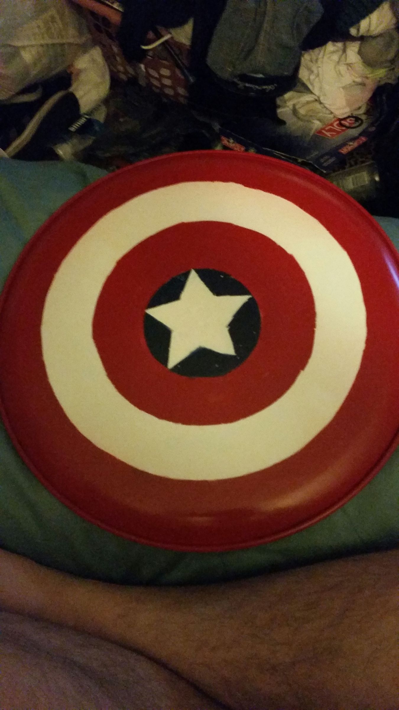 How to Make a Homemade Captain America Shield (under $15) : 7 Steps ...